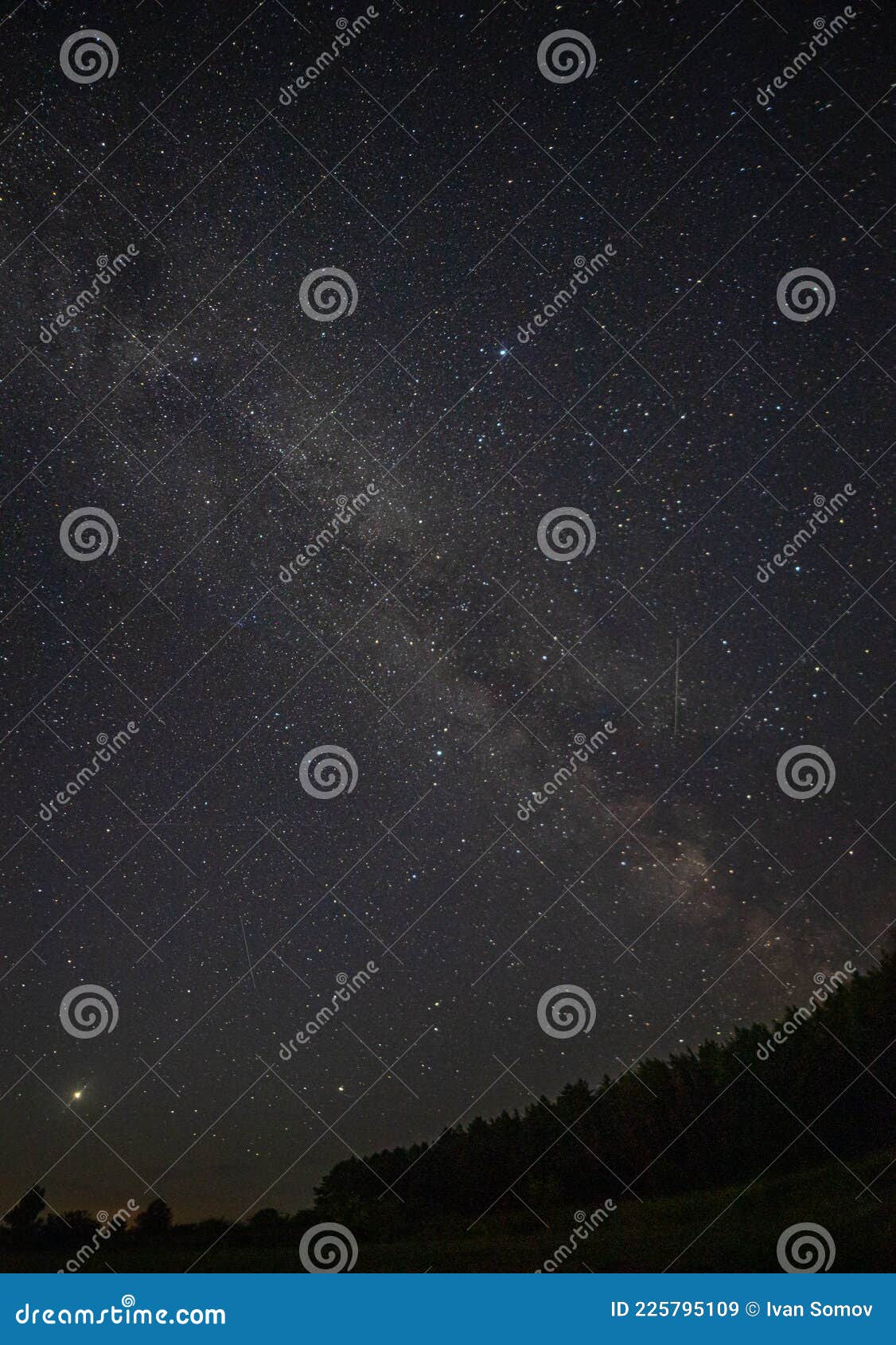 Starry Night Sky on a Warm Summer Night Stock Image - Image of ...