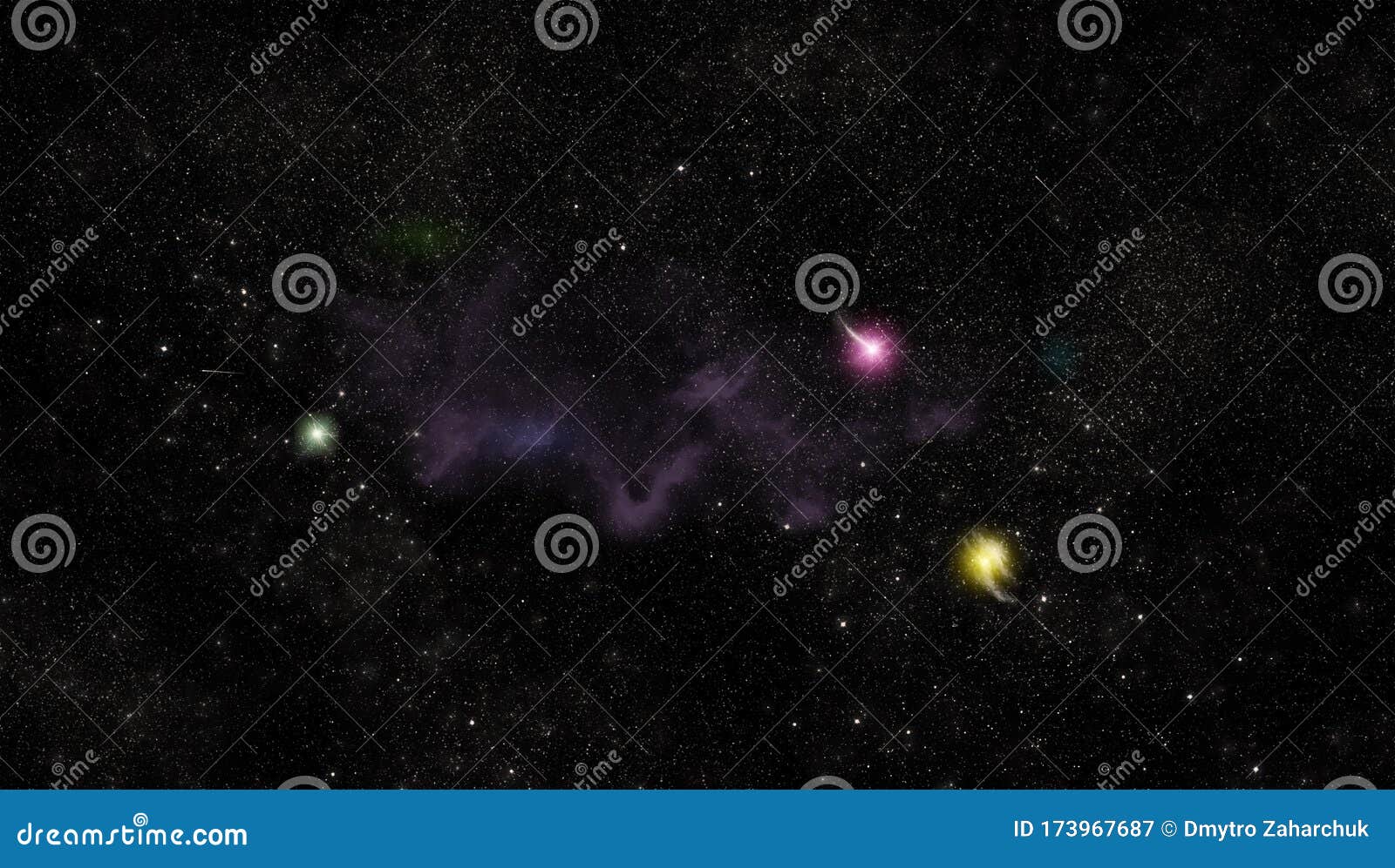 Starry Outer Space Background Texture . Star Filled Night Sky ...