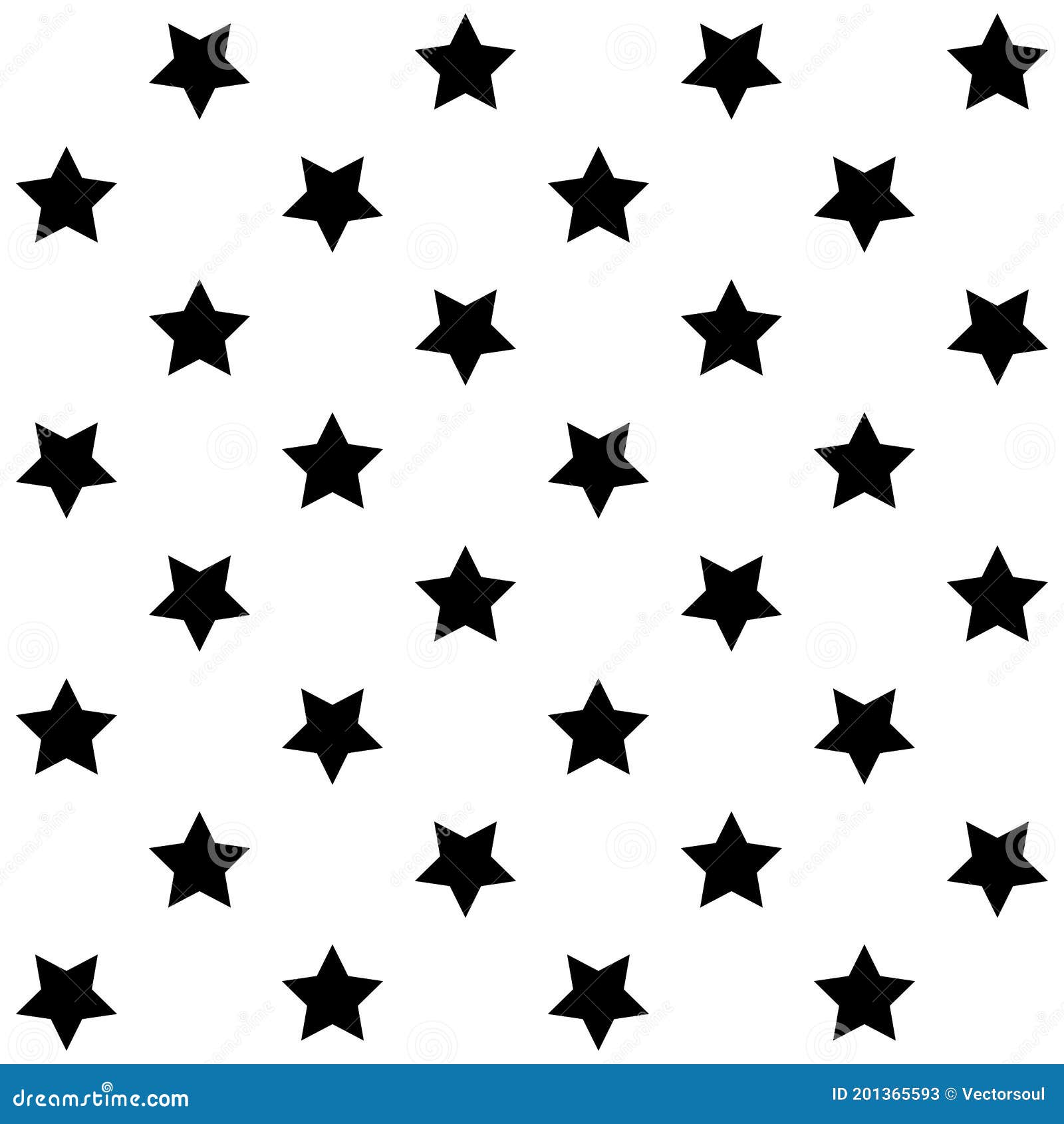 Starry Repeatable, Seamless Star Pattern, Star Background Stock Vector ...