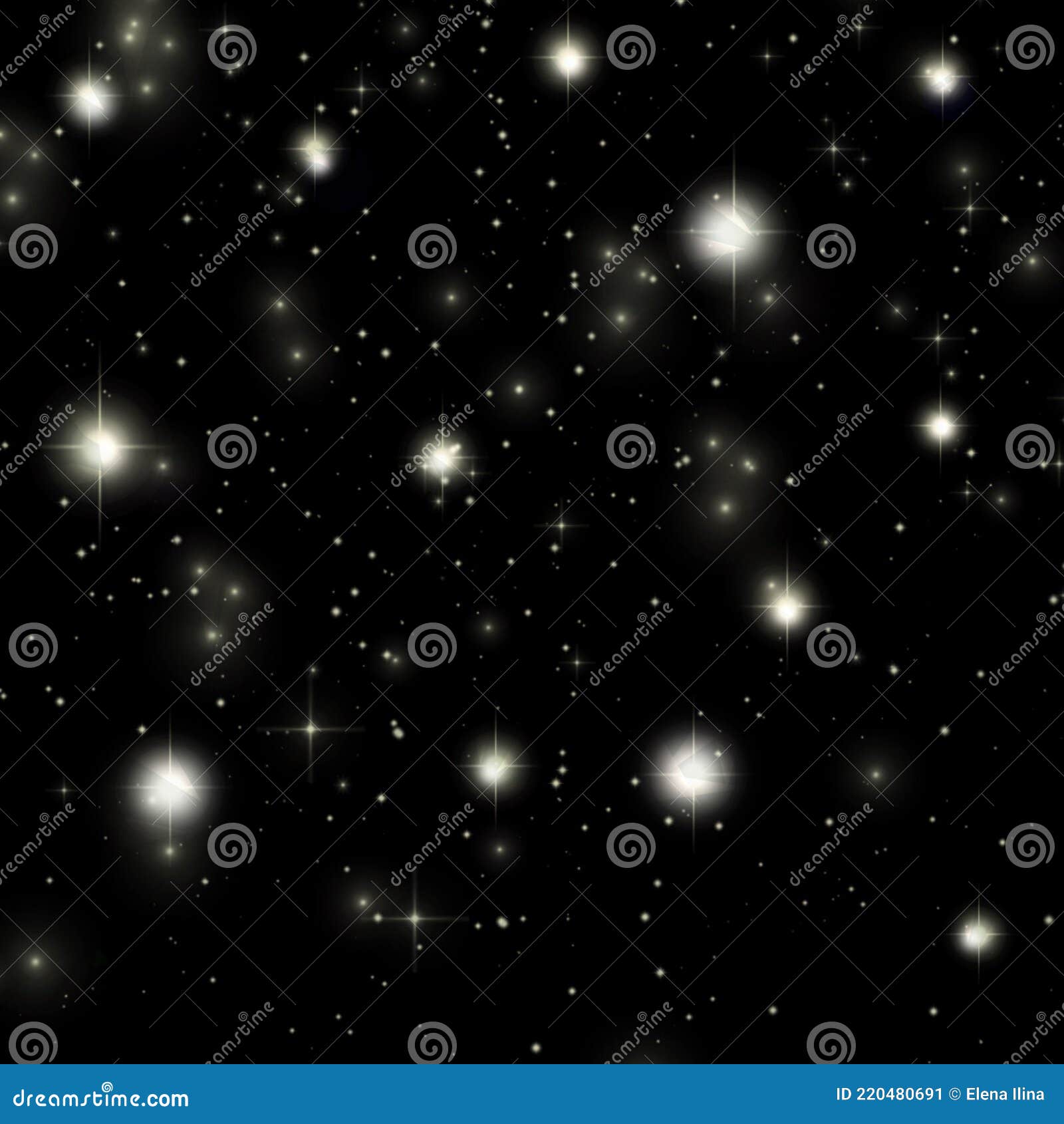 Starry Shiny Night Sky Background Royalty-Free Stock Photography ...