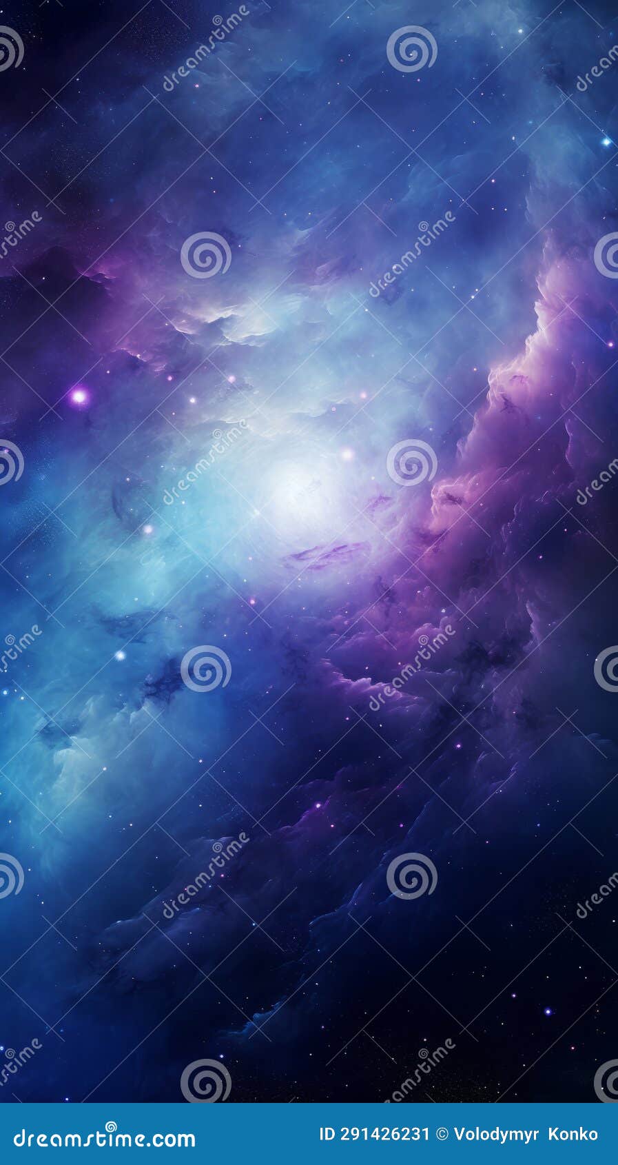 A Starry Sky with Clouds Floating through Stock Image - Image of galaxy ...