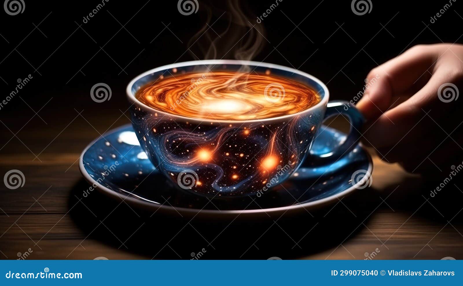 A Starry Sky in a Cup of Coffee is a Portrait Where a Galaxy is ...