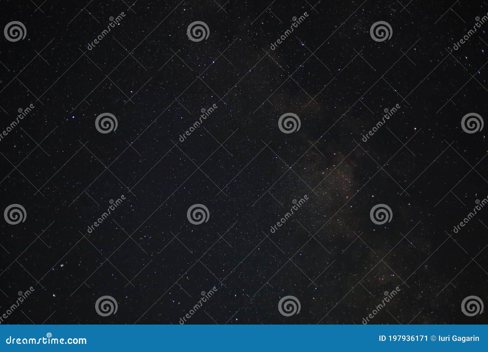 Starry Sky in the Dark of August Night Stock Image - Image of light ...