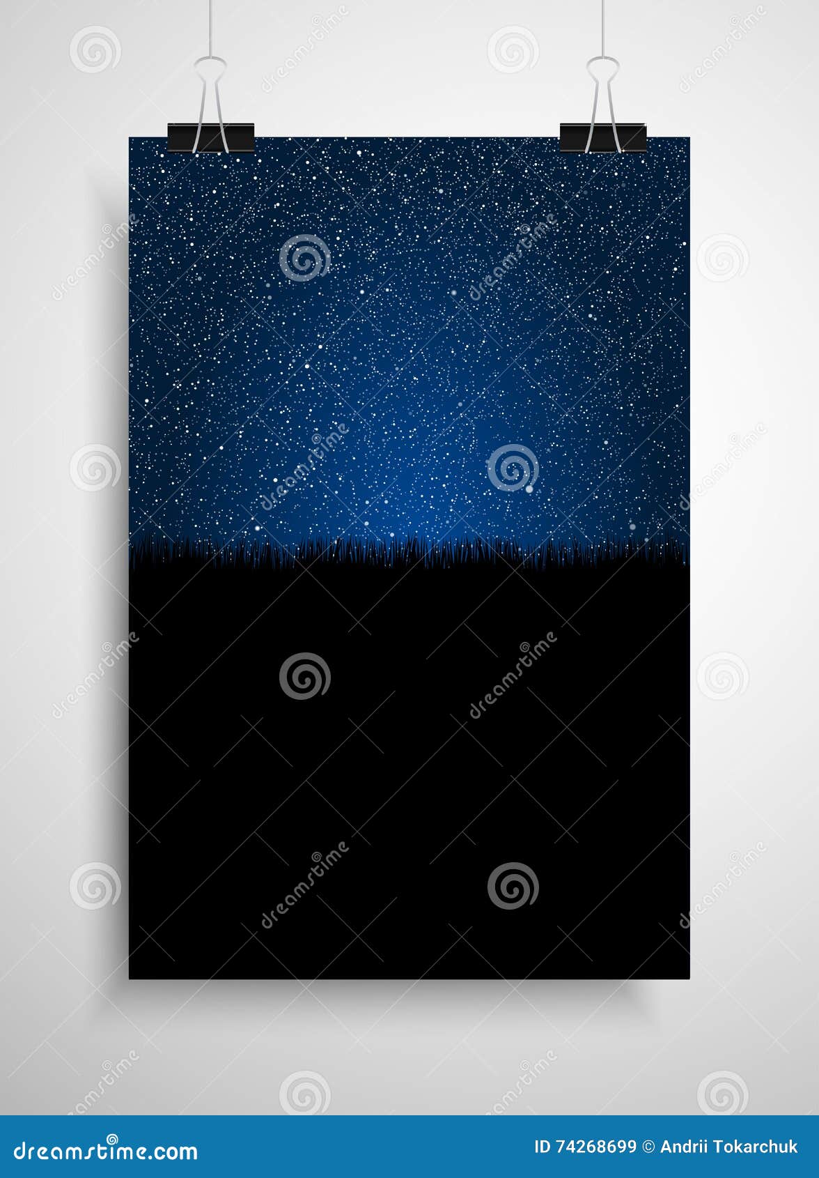 Starry Sky Poster Wall Eps 10 Stock Illustrations – 5 Starry Sky Poster ...