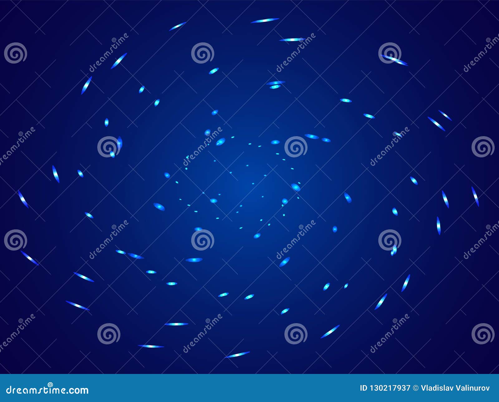 Starry Sky Map, Random Schematic Bright Stars Stock Vector ...