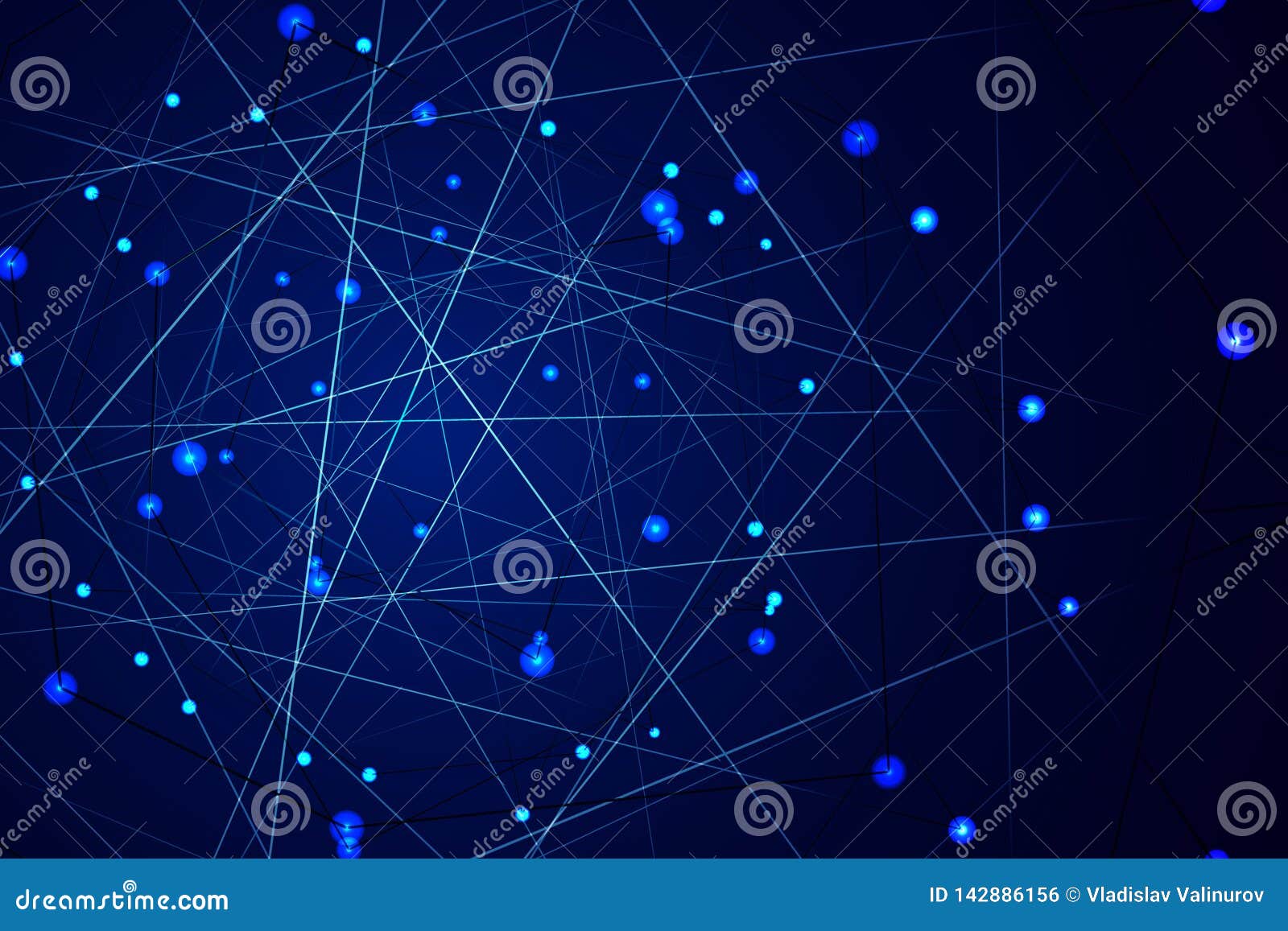 Starry Sky Map, Random Schematic Bright Stars Stock Illustration ...