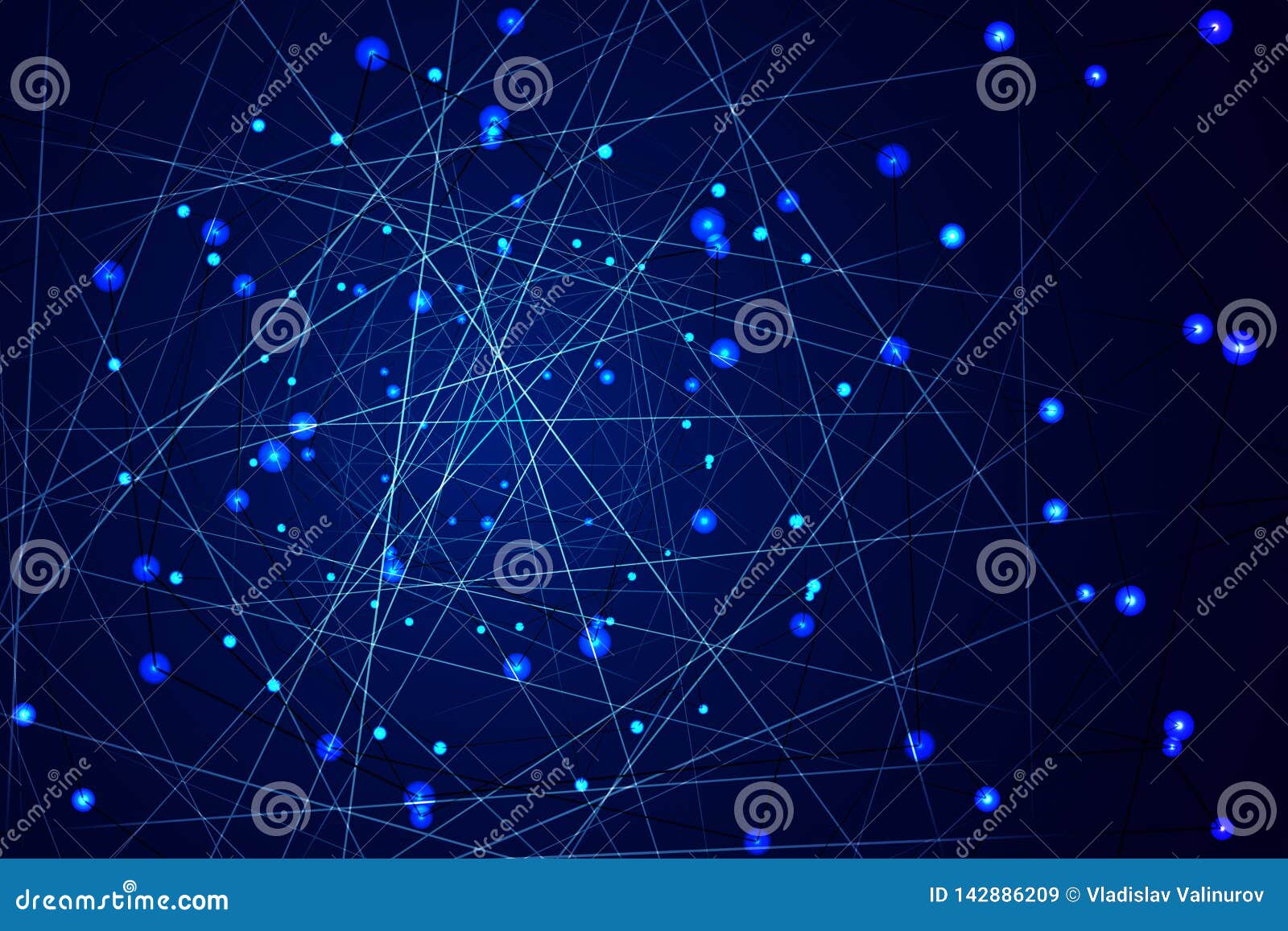 Starry Sky Map, Random Schematic Bright Stars Stock Illustration ...