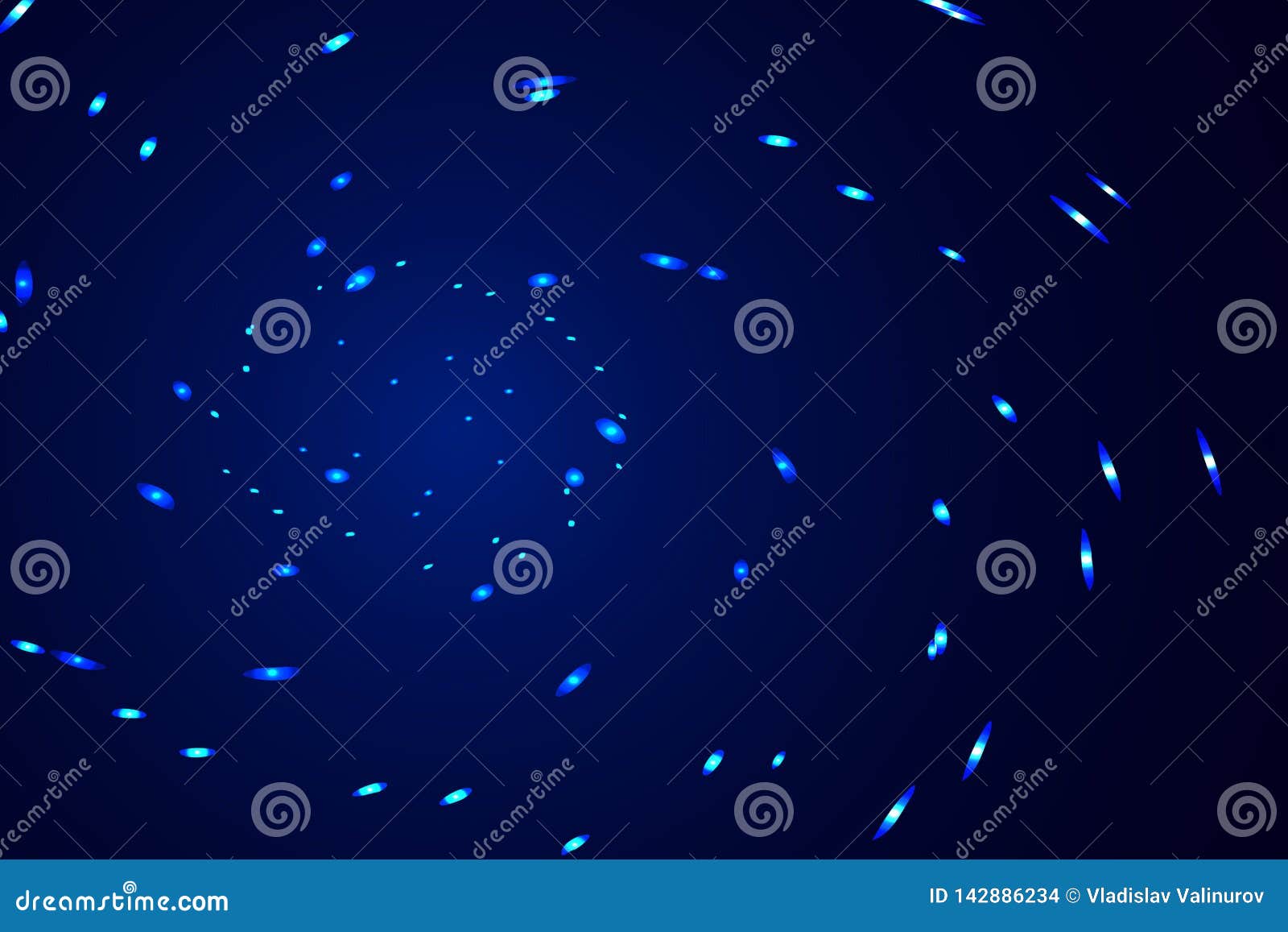 Starry Sky Map, Random Schematic Bright Stars Stock Illustration ...