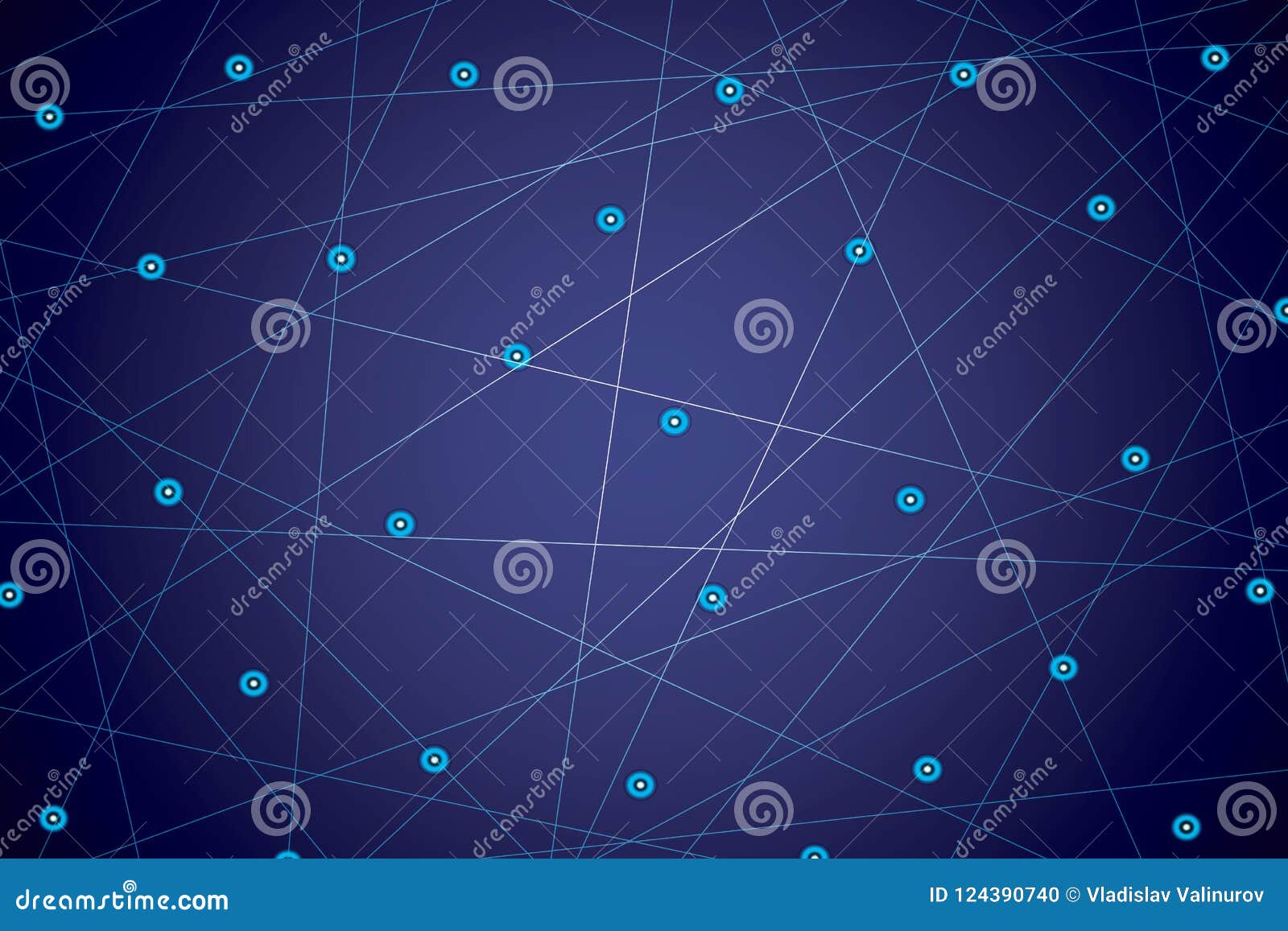 Starry Sky Map, Random Schematic Bright Stars Stock Illustration ...