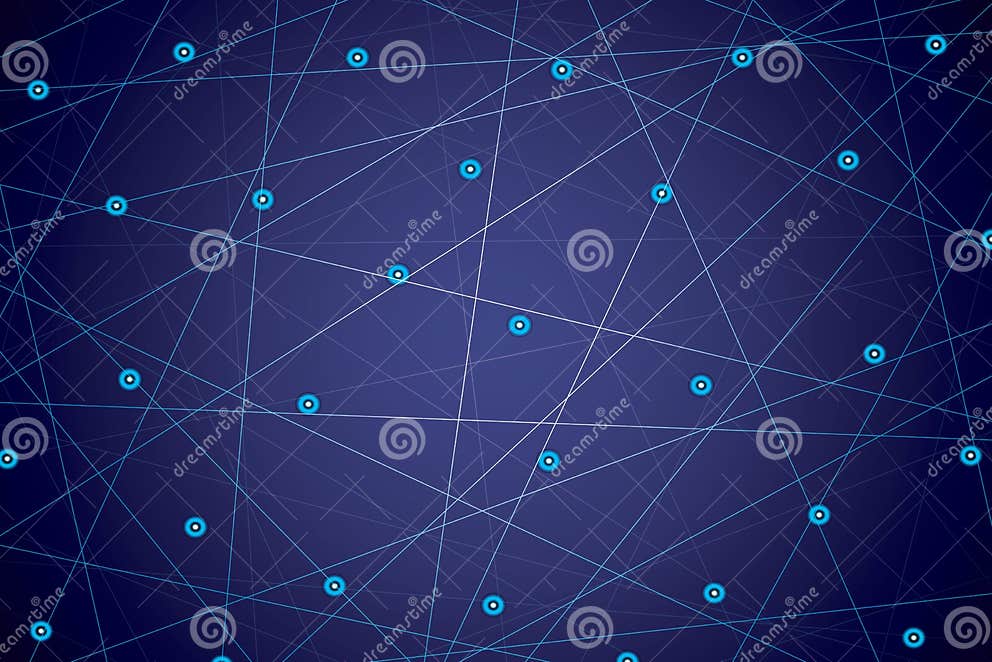 Starry Sky Map, Random Schematic Bright Stars Stock Image - Image of ...