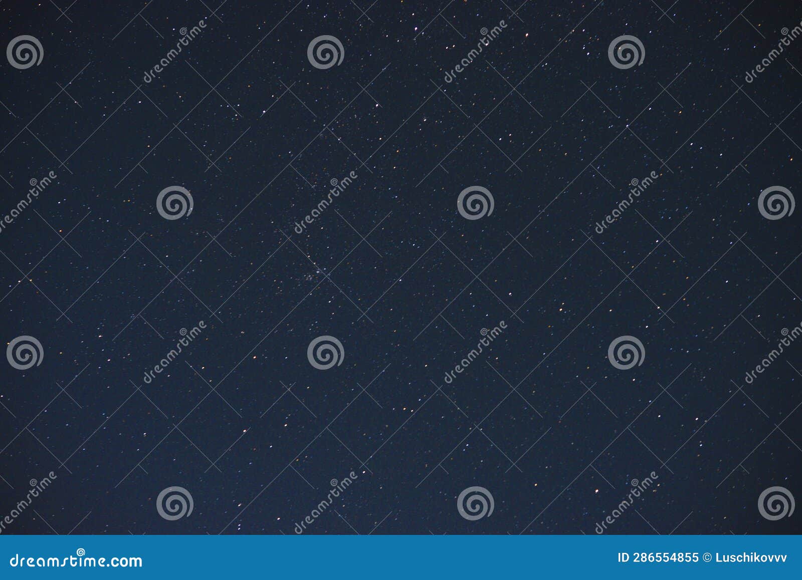 The Starry Sky. Multicolored Stars and Constellations Stock Image ...