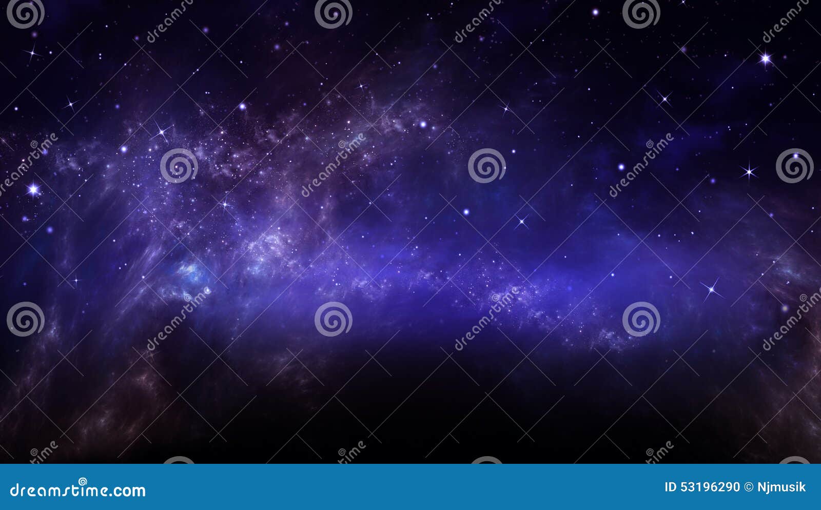 Abstract Starry Night Sky Galaxy Space Background. Royalty-Free Stock ...