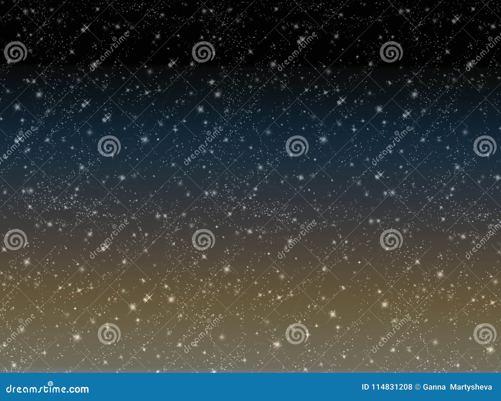 Starry Sky, Stars, Night, Space, Astronomy, Gradient Background, Stock ...