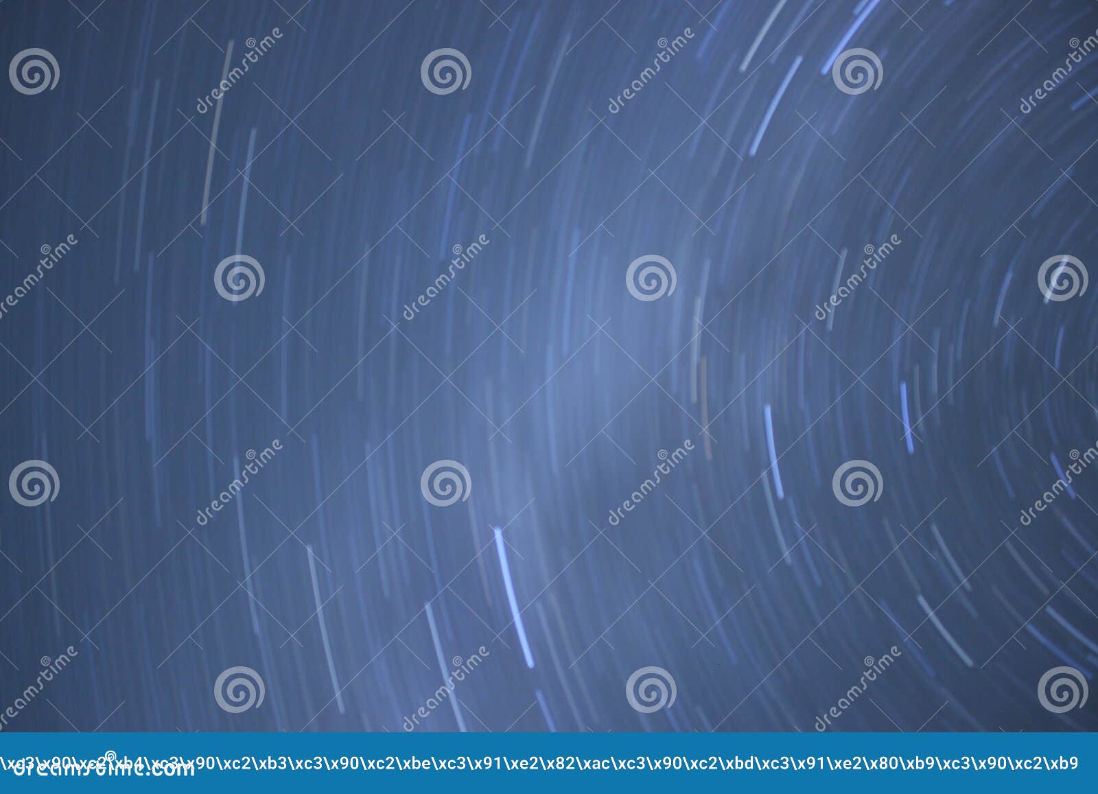 Starry Sky. the Tracers of Stars Taken at Slower Shutter Speed Stock ...