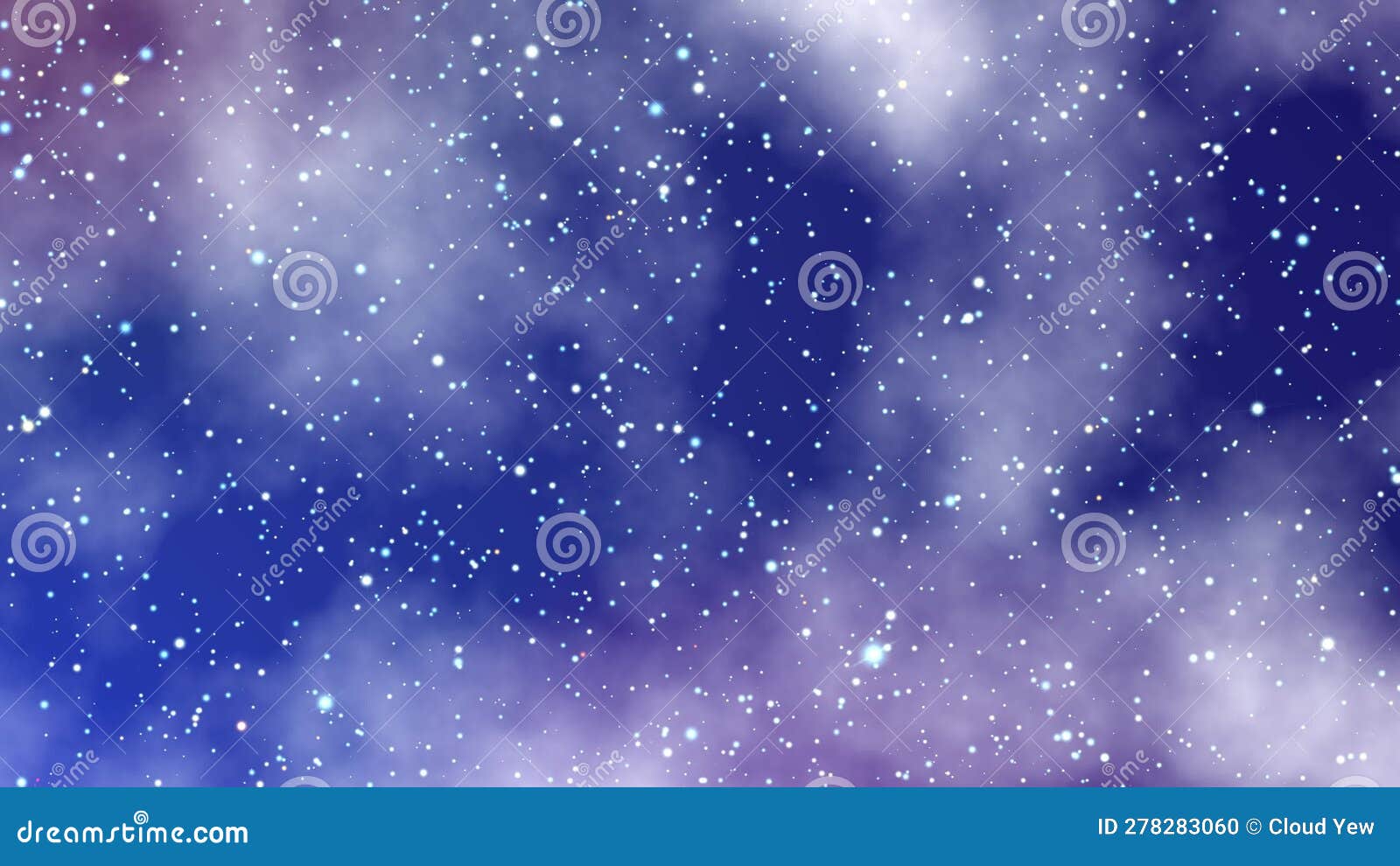 Starry Sky with White Cloud in Light Leak Animation Stock Footage ...