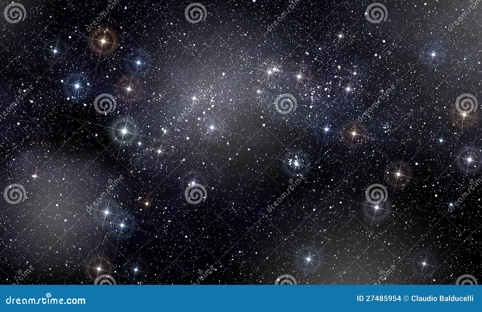 Starry space stock illustration. Illustration of astronomy - 27485954