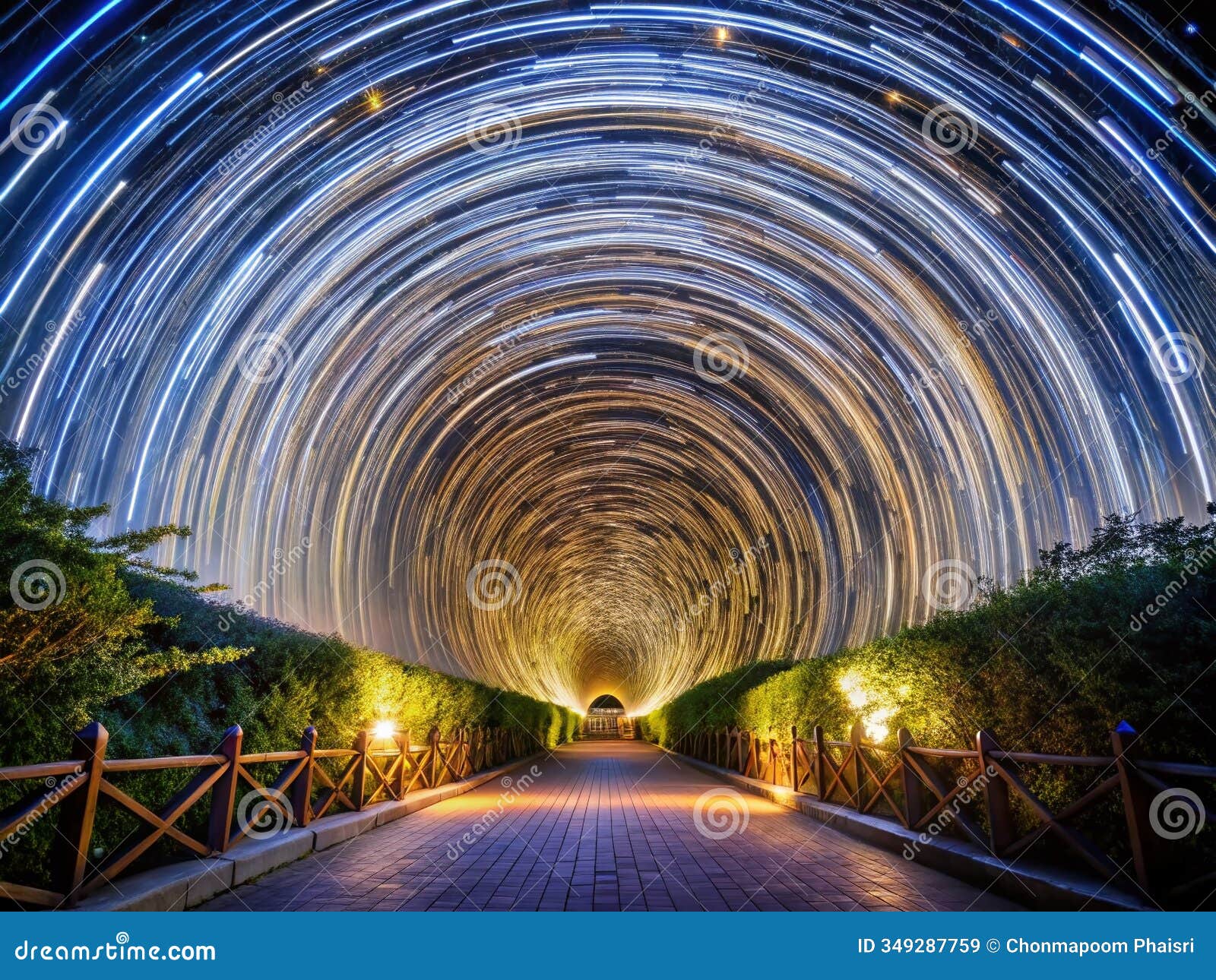 Starry Tunnel Loop A Mesmerizing Journey Through The Night Sky ...