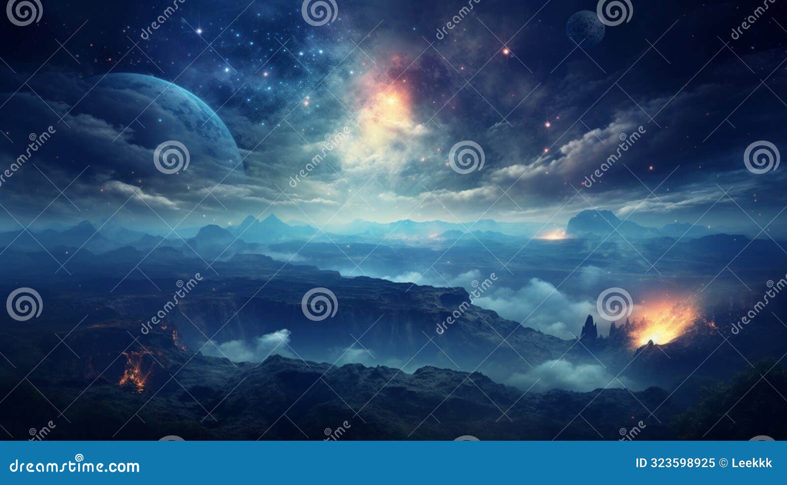 Starry Universe Background Earth Planet Universe Space Object Stock ... Starry Universe Background Earth Planet Universe Space Object Stock ...