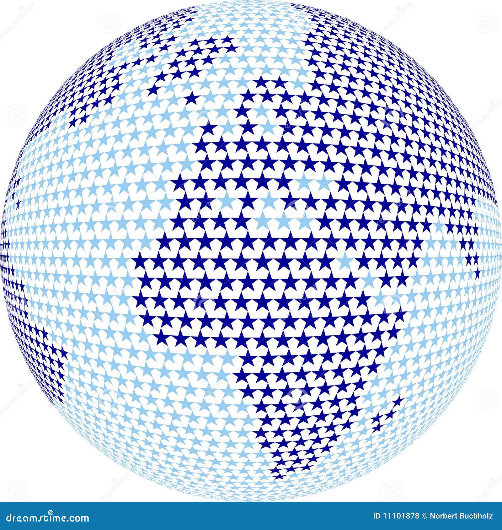 Starry world stock vector. Illustration of america, africa - 11101878