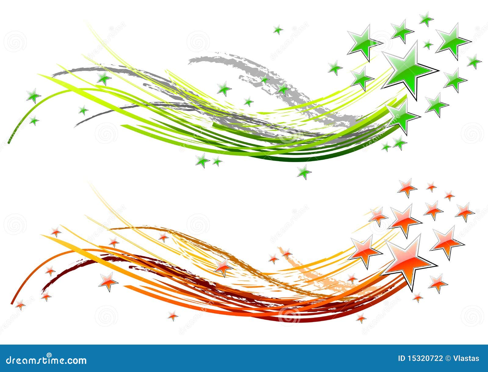 Stars stock vector. Illustration of wave, motion, creative - 15320722