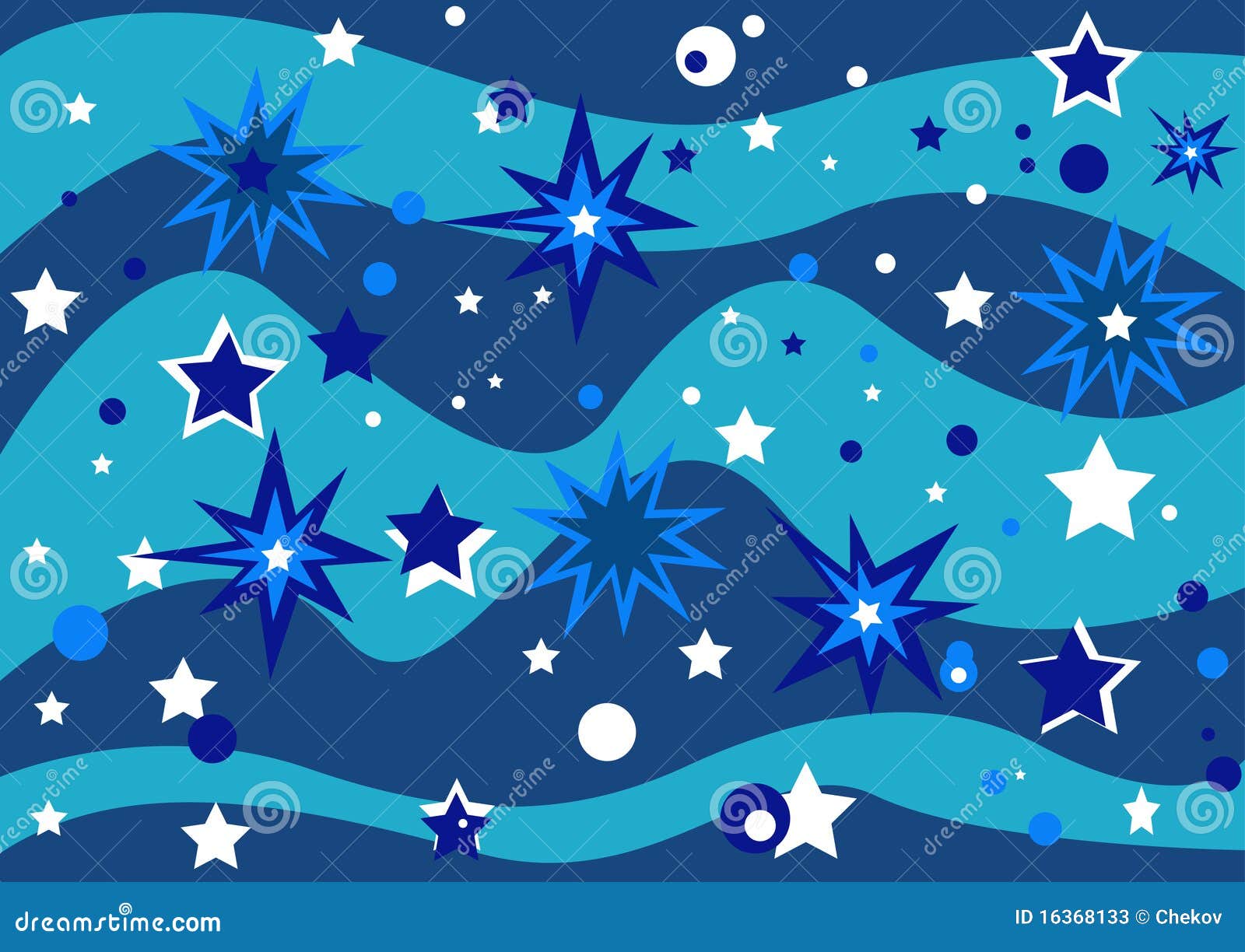 Stars stock vector. Illustration of abstract, aurora - 16368133