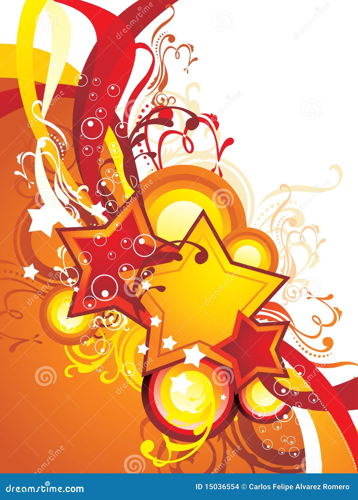 Stars Abstract Illustration Stock Vector - Illustration of design ...