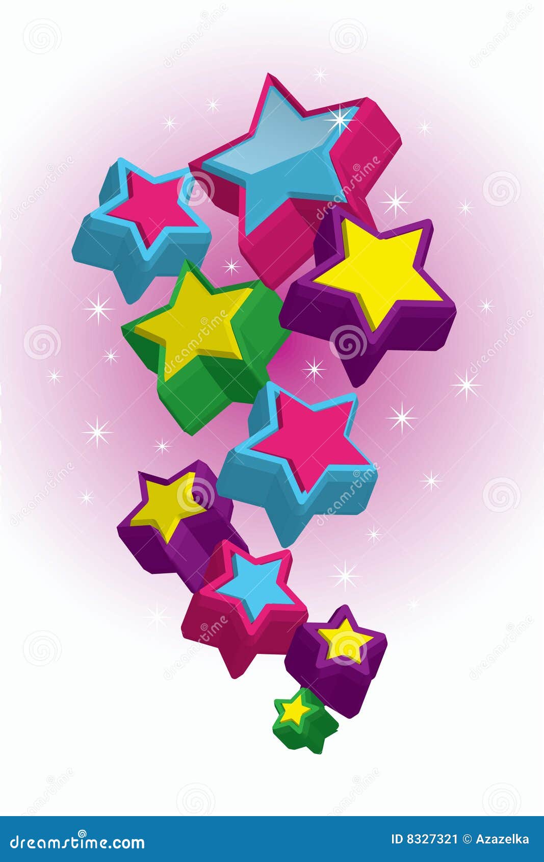 Stars background stock vector. Illustration of colorful - 8327321