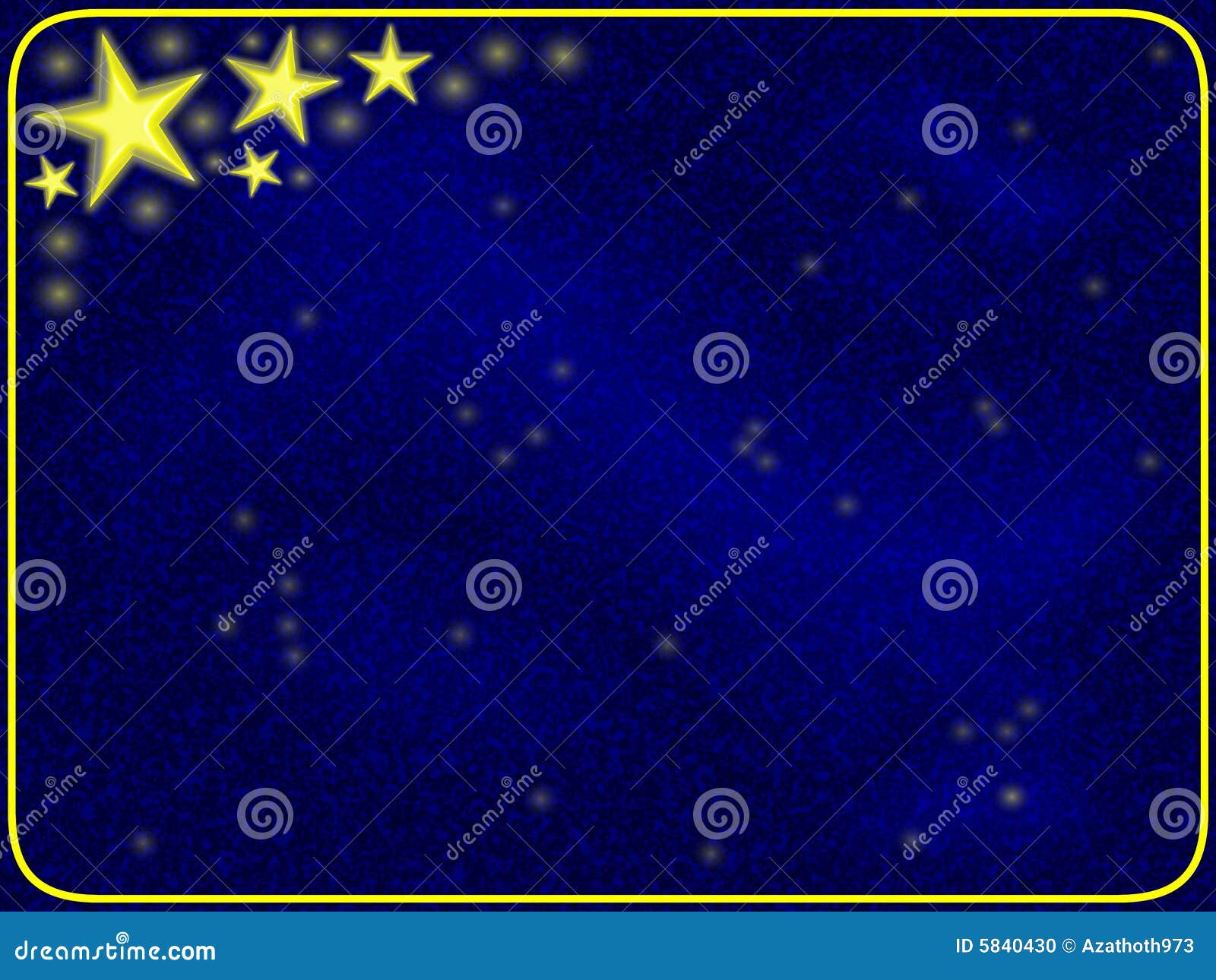 Stars and blue frame stock illustration. Illustration of border - 5840430