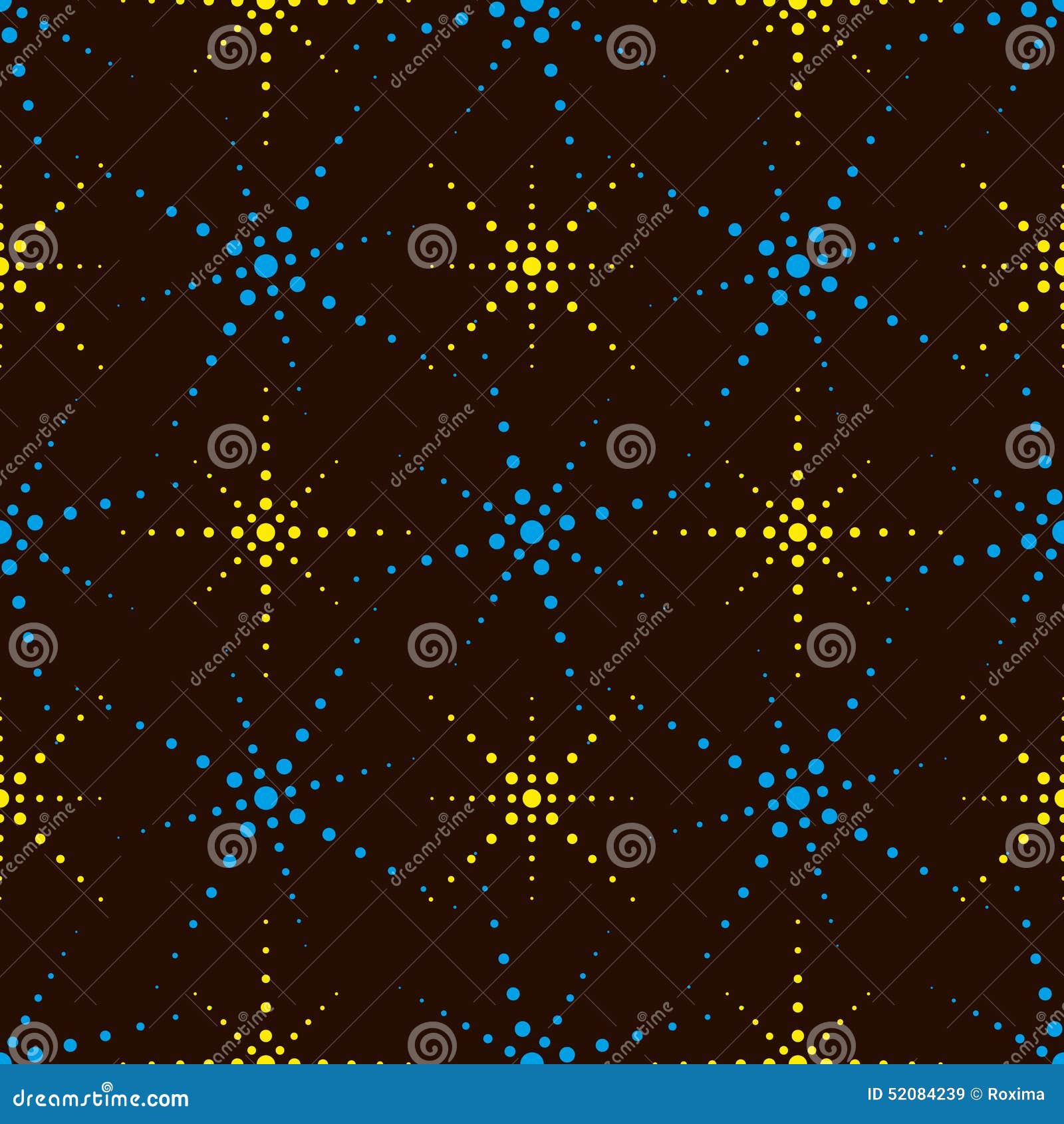 The Stars of Blue and Yellow Stock Vector - Illustration of rhombus ...