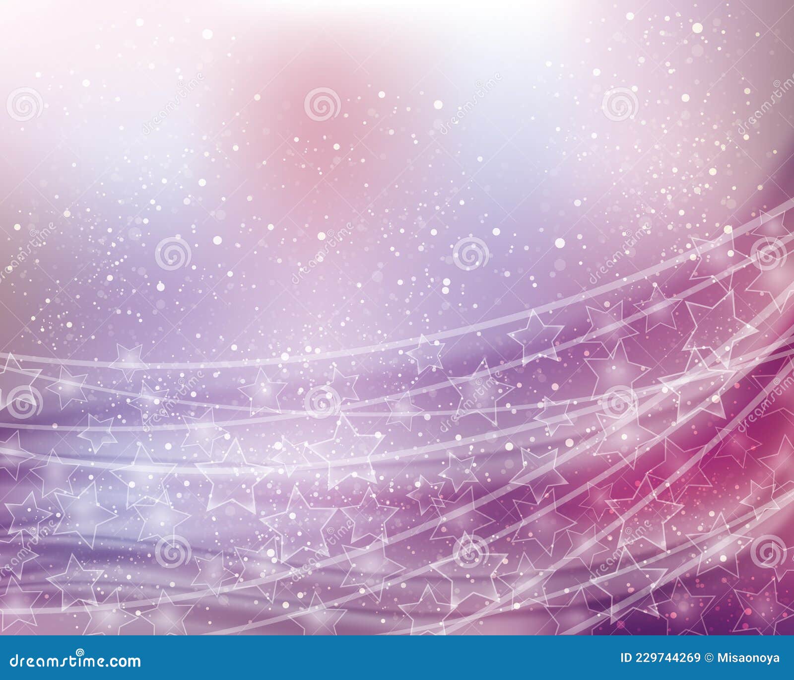 Stars and Blur Gradient Background Stock Vector - Illustration of ...