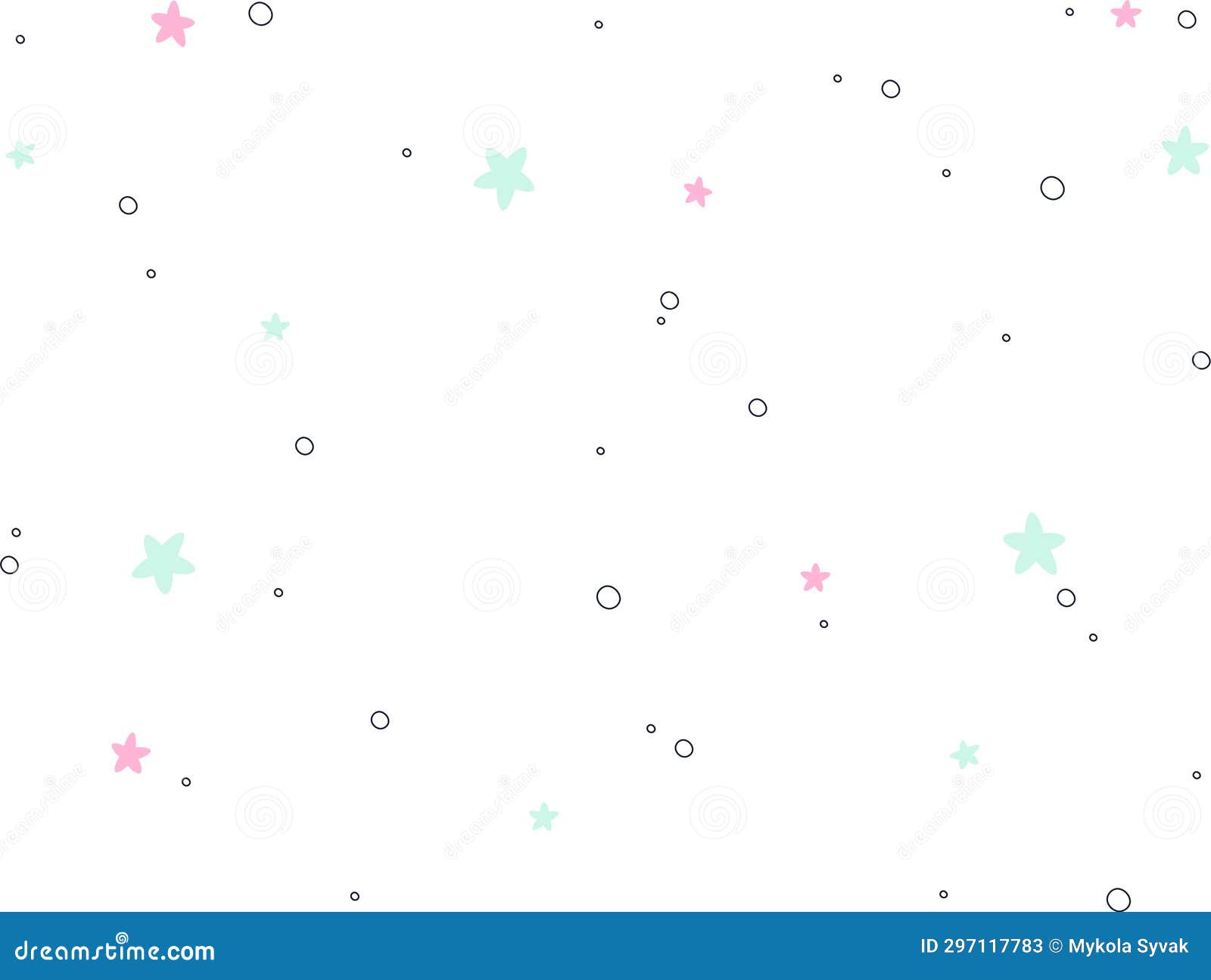 Stars and Bubbles Background Stock Vector - Illustration of abstract ...