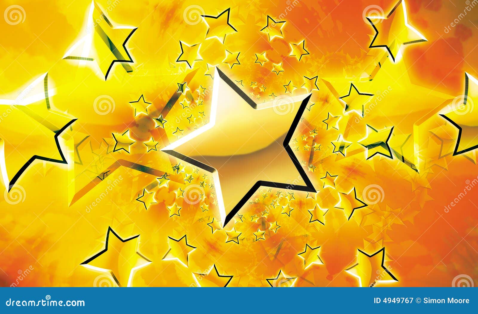 Stars Celebration Illustration Stock Illustration - Illustration of ...