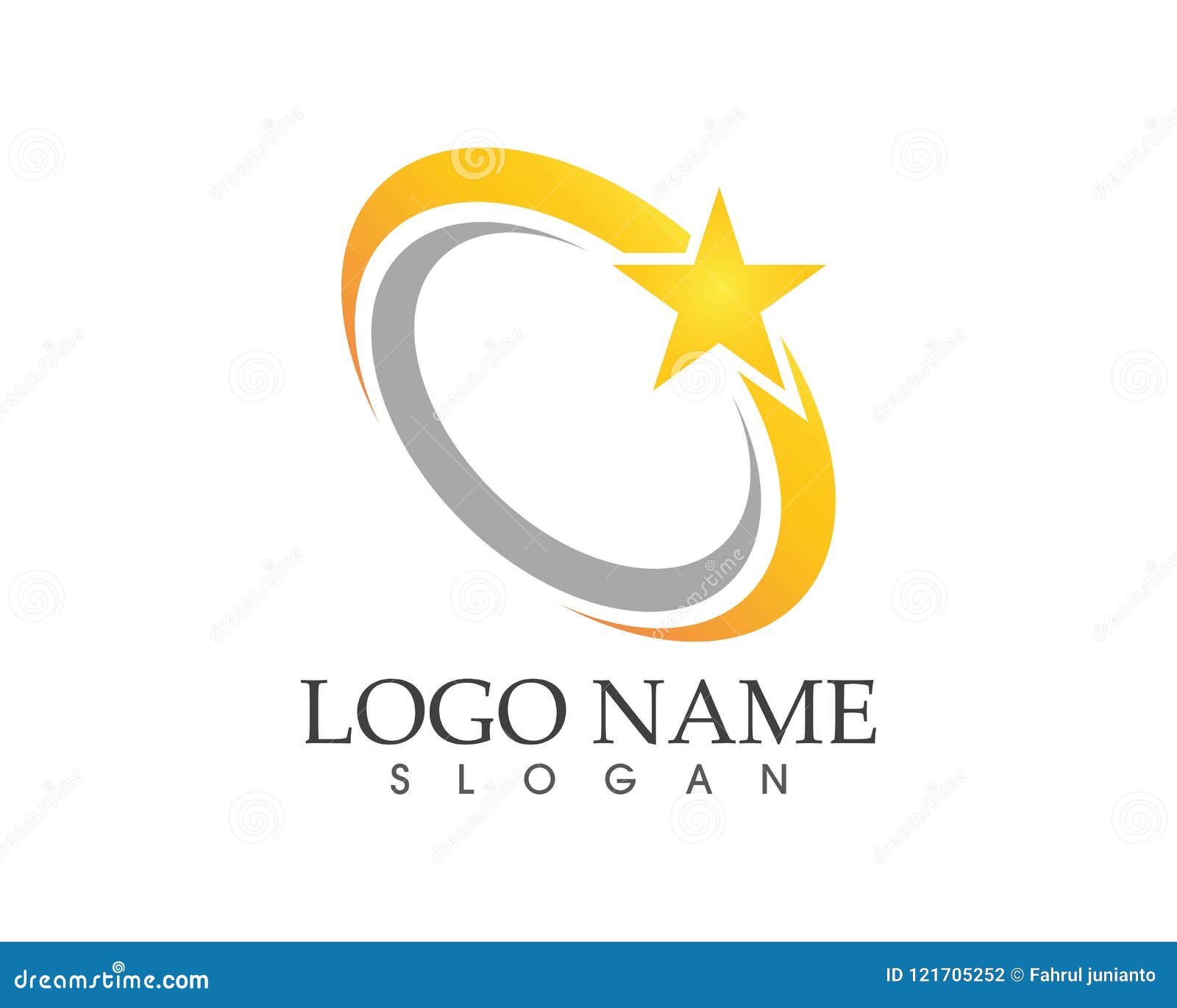 Stars Circle Logo Design Vector Template Stock Vector - Illustration of ...