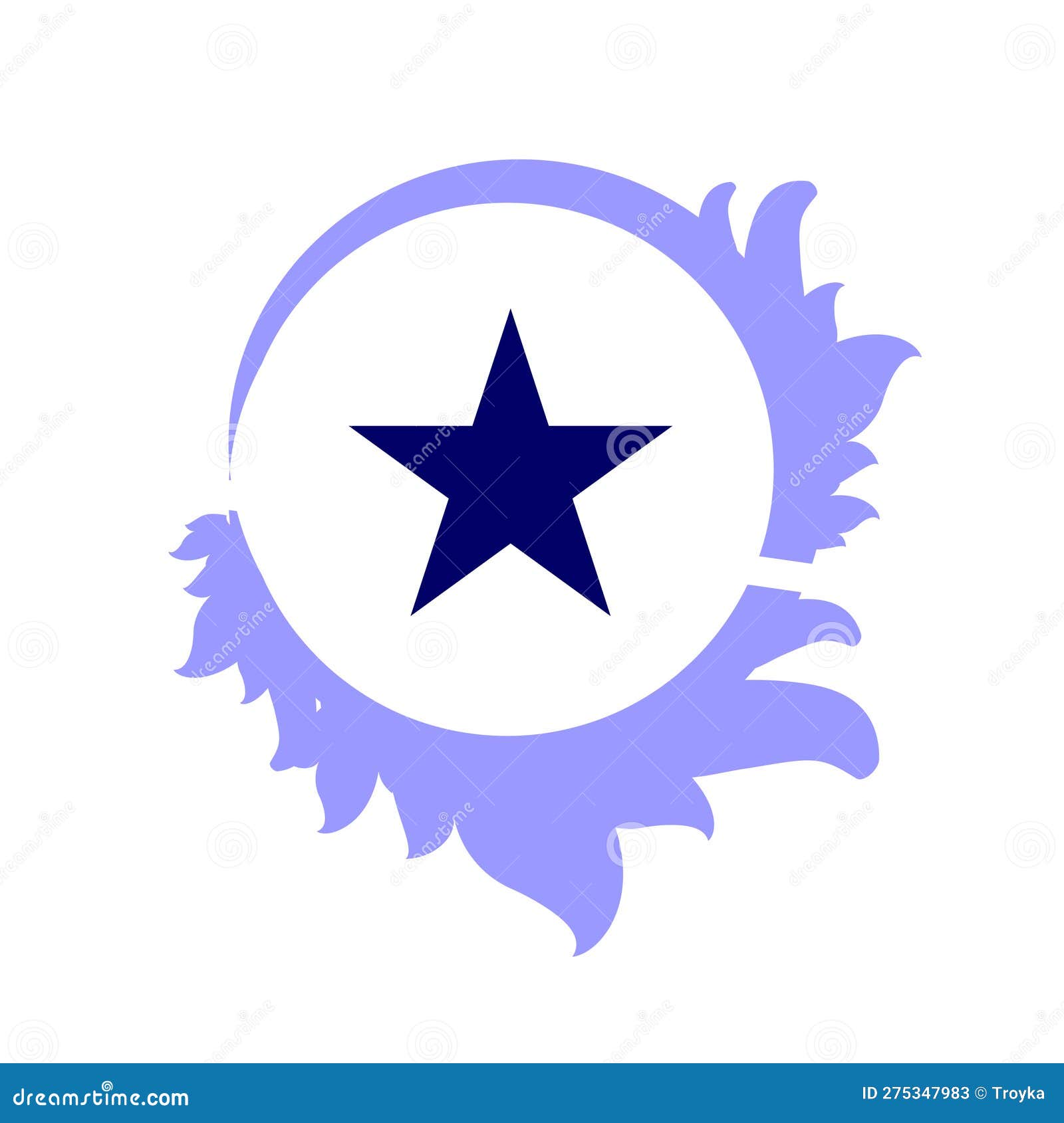 Stars Circular Icon. Design Element Stock Vector - Illustration of ...