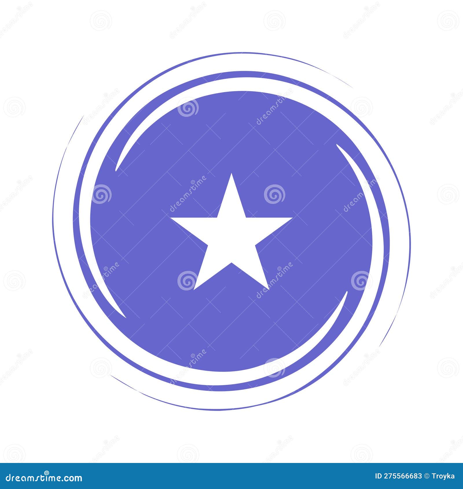 Stars Circular Rotation Icon. Design Element Stock Vector ...