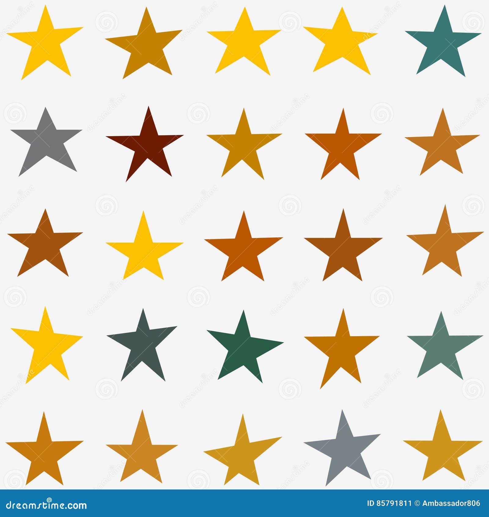 Stars Collection vector stock vector. Illustration of icon - 85791811