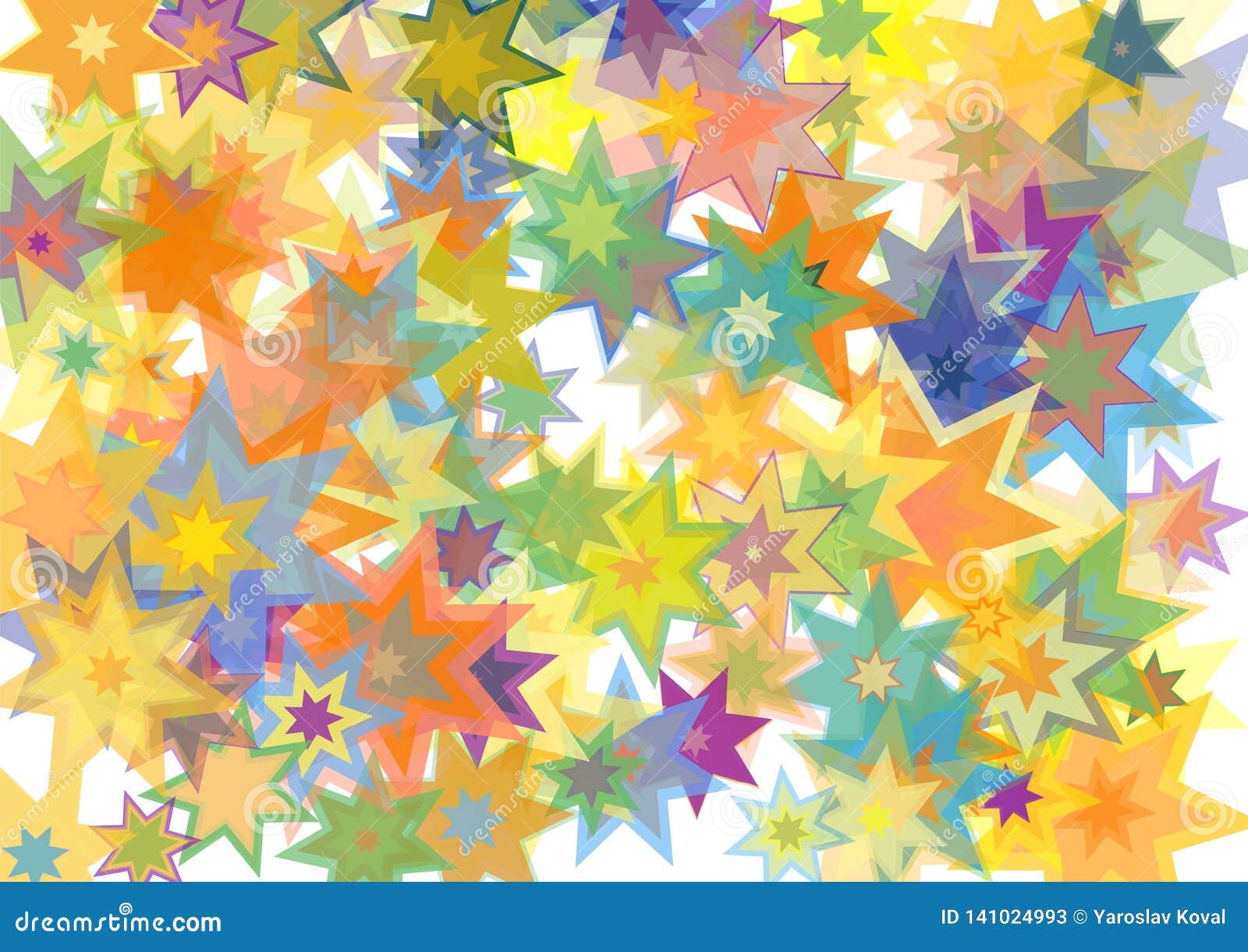 Stars Colorful Texture Rays Array Vector Image Stock Illustration ...