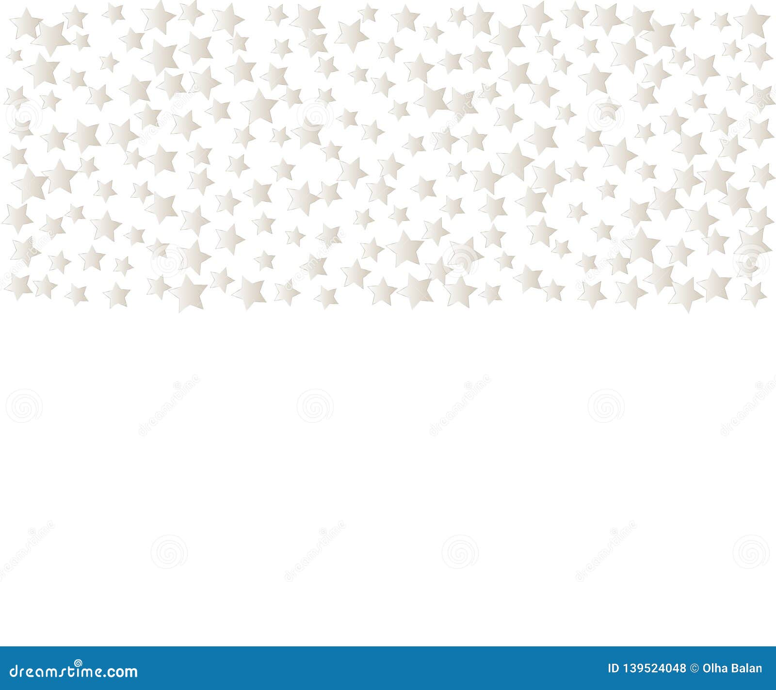 Stars Confetti Border stock vector. Illustration of border - 139524048