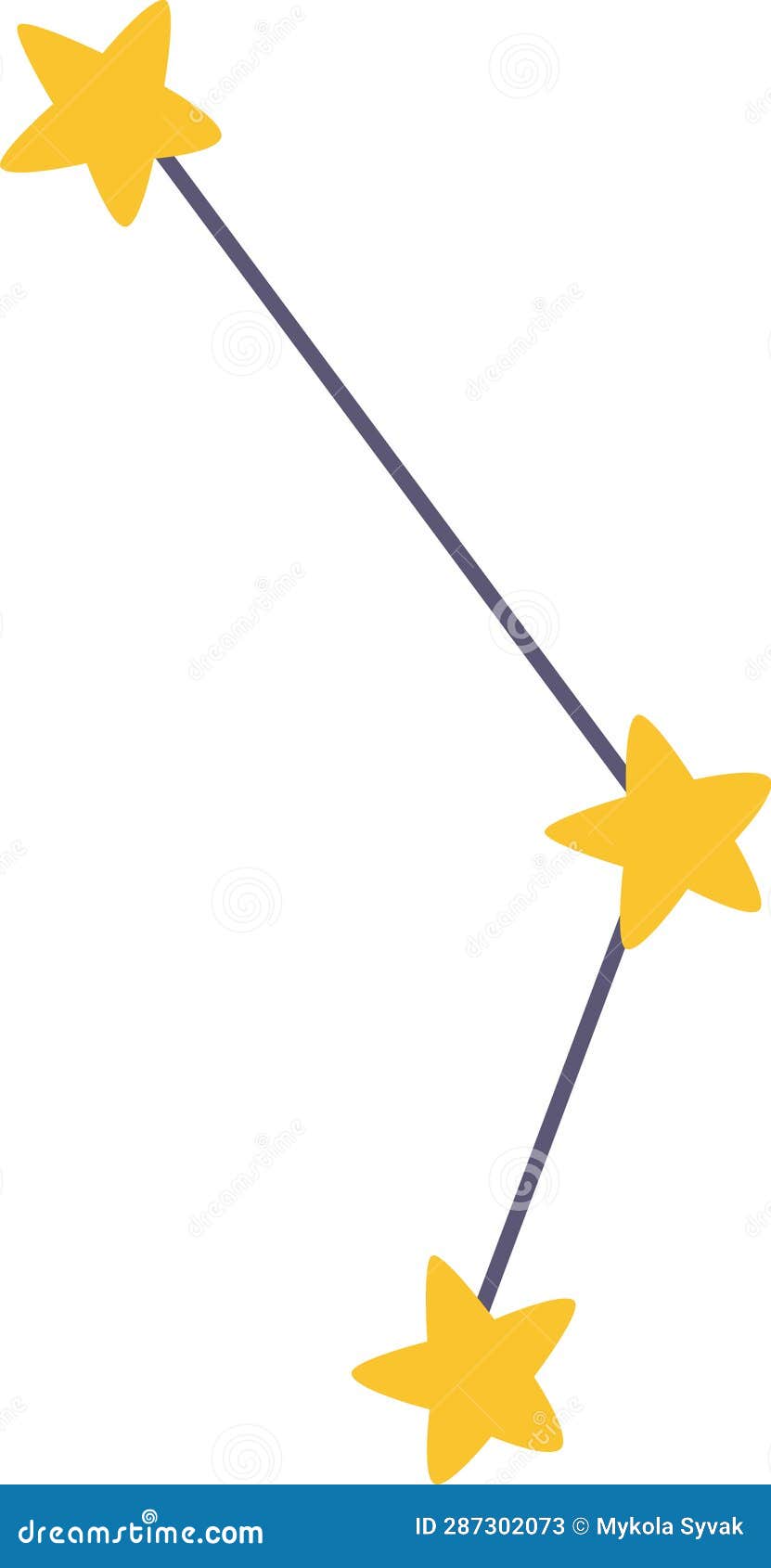 Stars Constellation Icon stock vector. Illustration of astrology ...