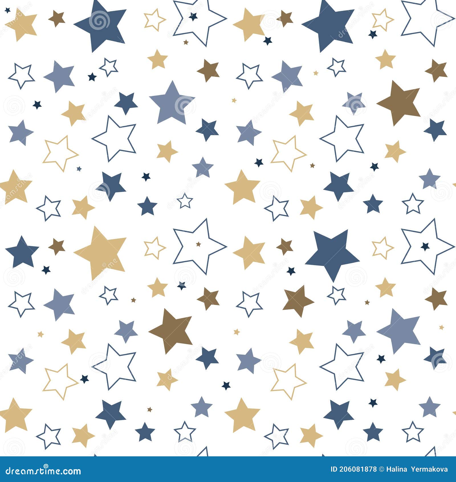 Asterisks. Seamless Patterns. Design for Fabric, Wrapping Paper ...
