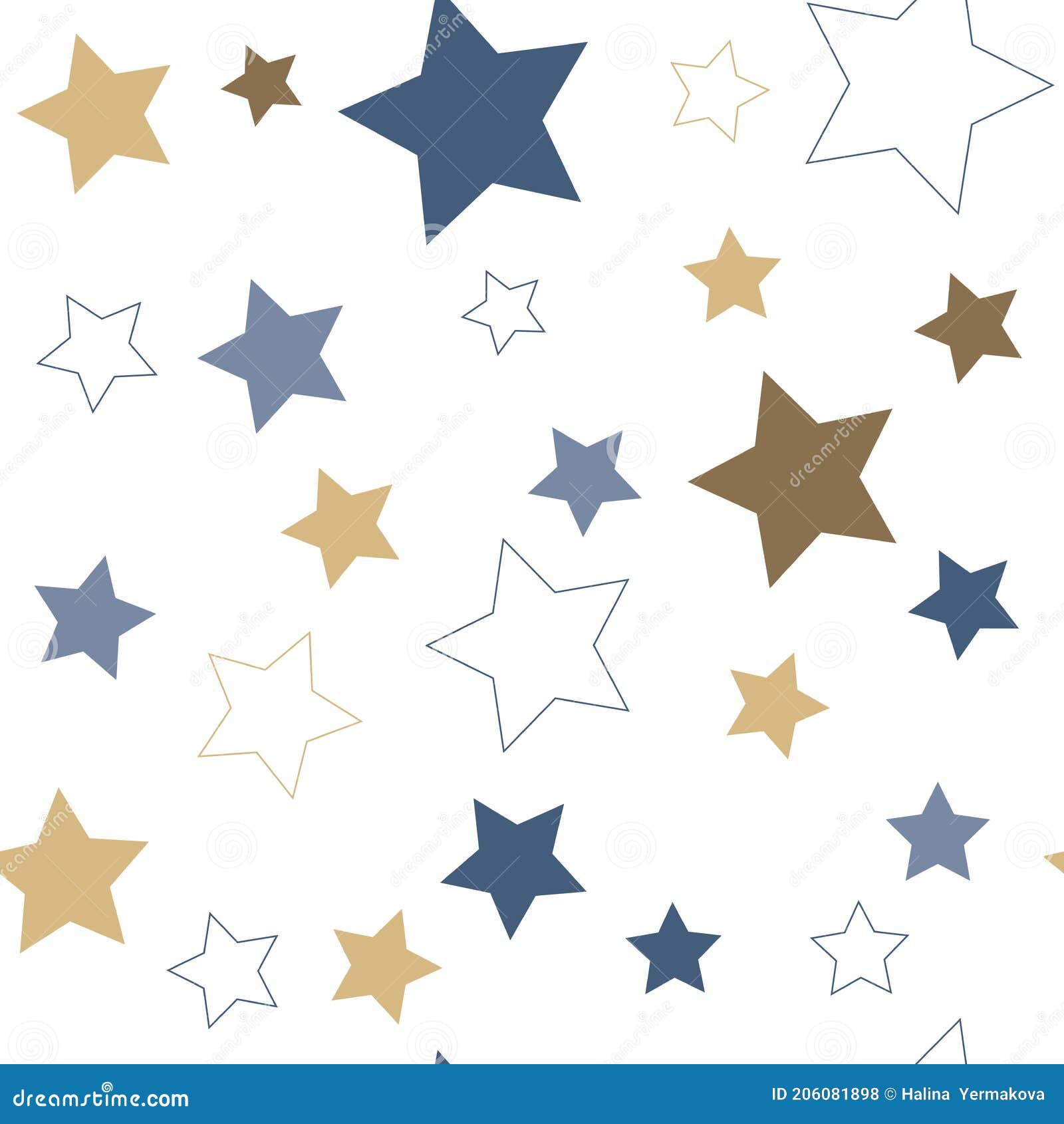 Asterisks. Seamless Patterns. Design for Fabric, Wrapping Paper ...