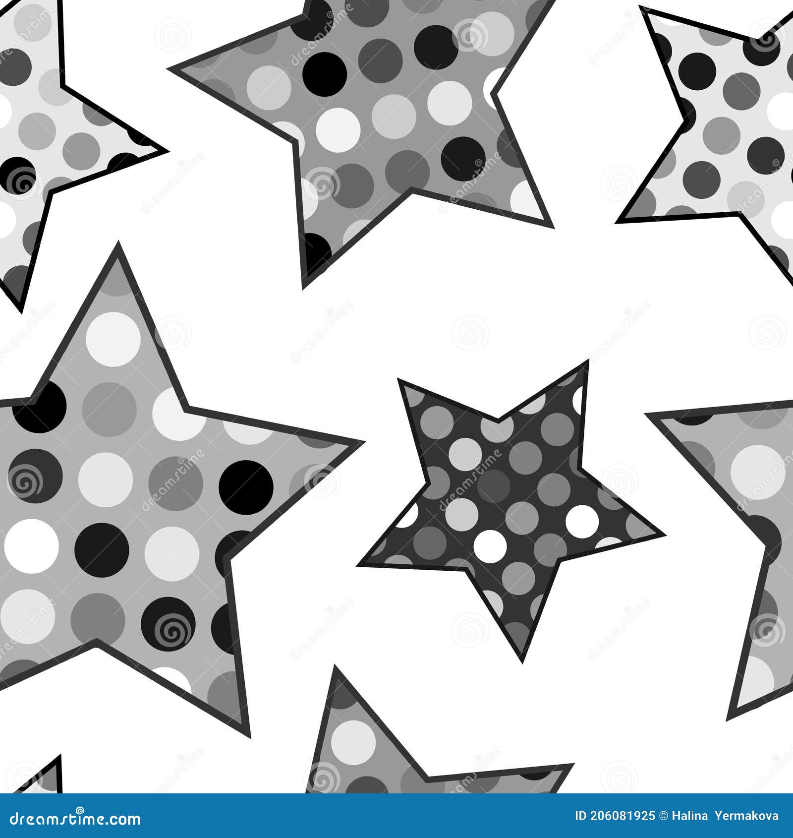 Asterisks. Seamless Patterns. Design for Fabric, Wrapping Paper ...