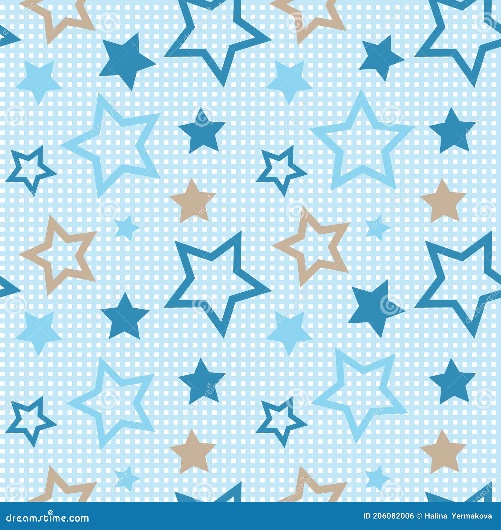 Asterisks. Seamless Patterns. Design for Fabric, Wrapping Paper ...