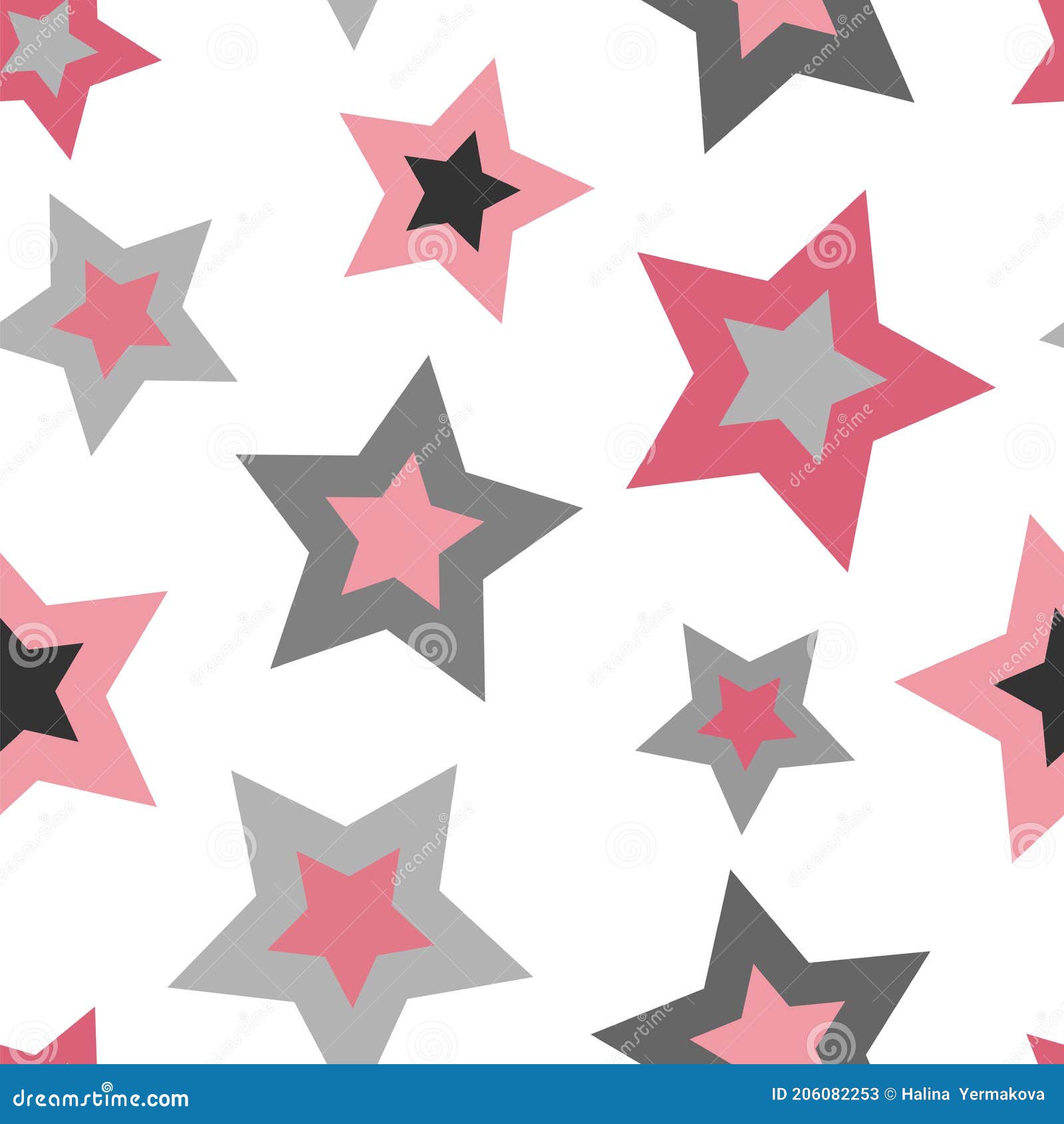 Asterisks. Seamless Patterns. Design for Fabric Wrapping Paper ...