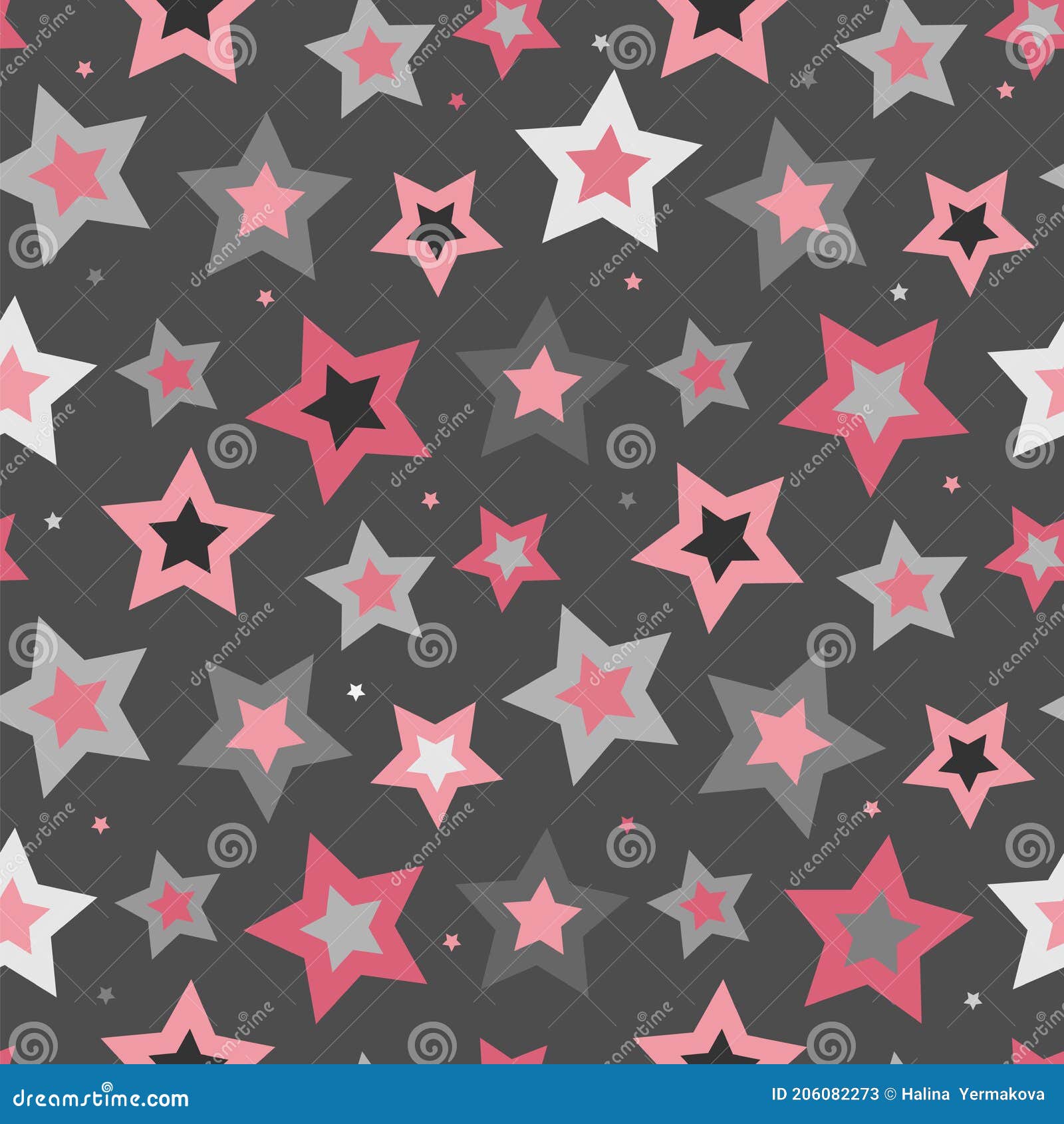 Asterisks. Seamless Patterns. Design for Fabric Wrapping Paper ...
