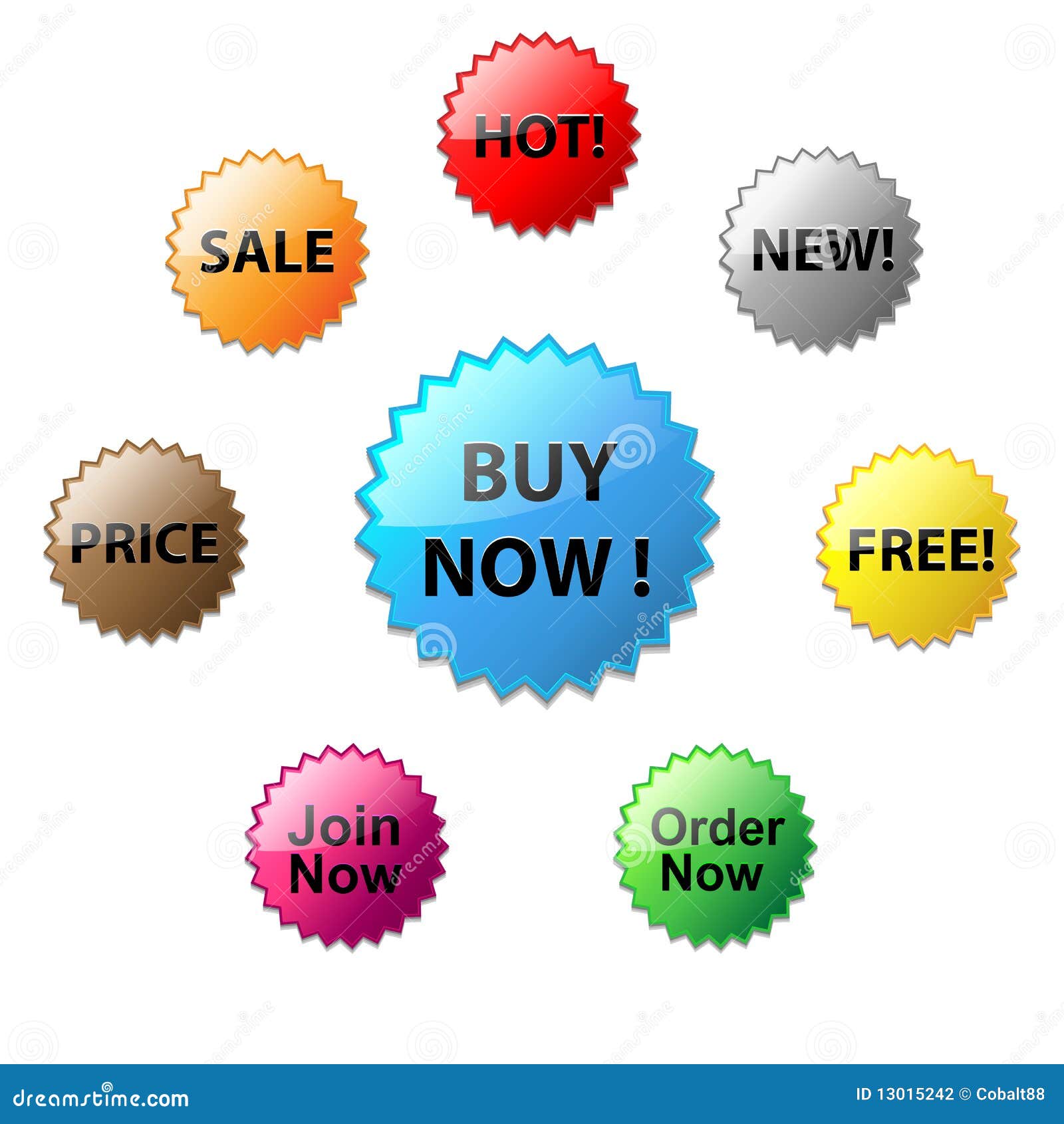 Stars for discount prices stock vector. Illustration of text - 13015242