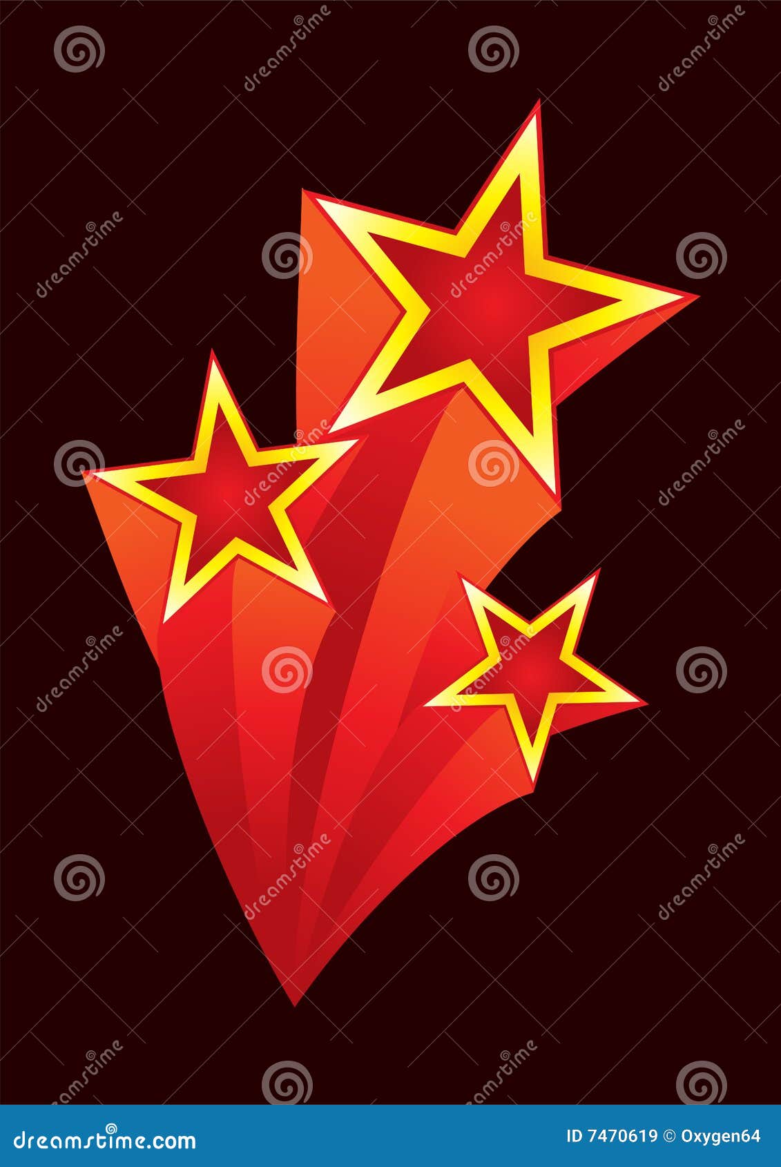 Stars explosion stock vector. Illustration of retro, sign - 7470619