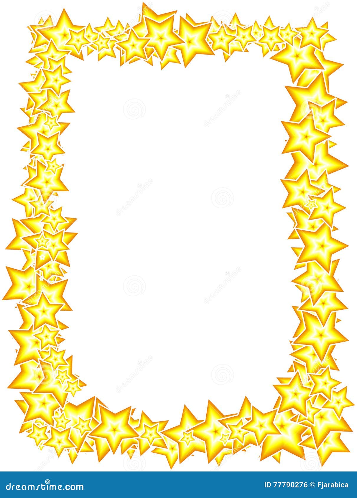 Stars frame stock illustration. Illustration of container - 77790276