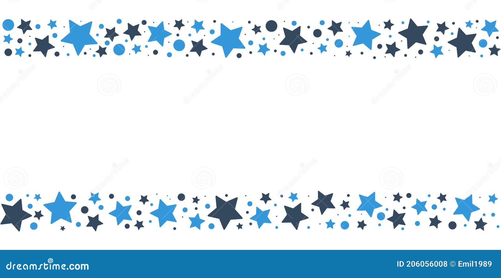 Stars Frame Pattern Background Illustration Stock Vector - Illustration ...