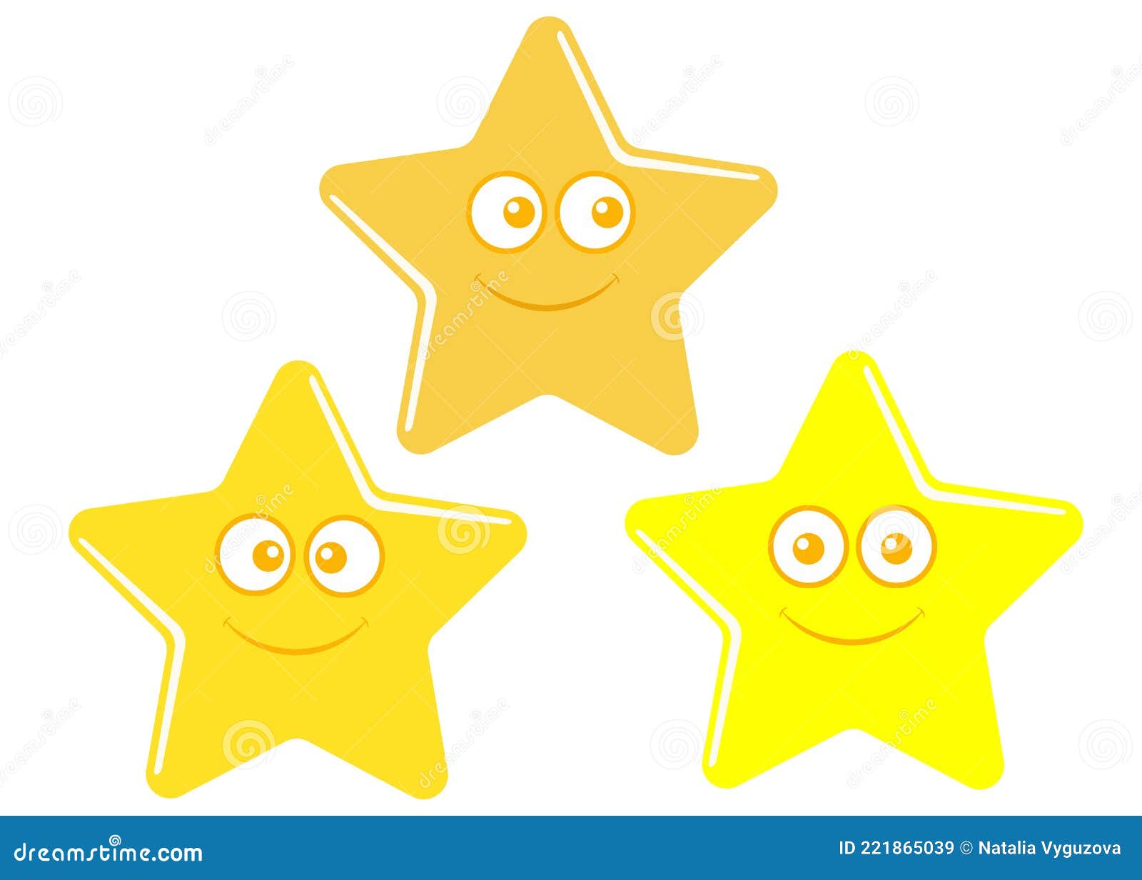 The Stars are Funny in the Set. Stock Vector - Illustration of funny ...